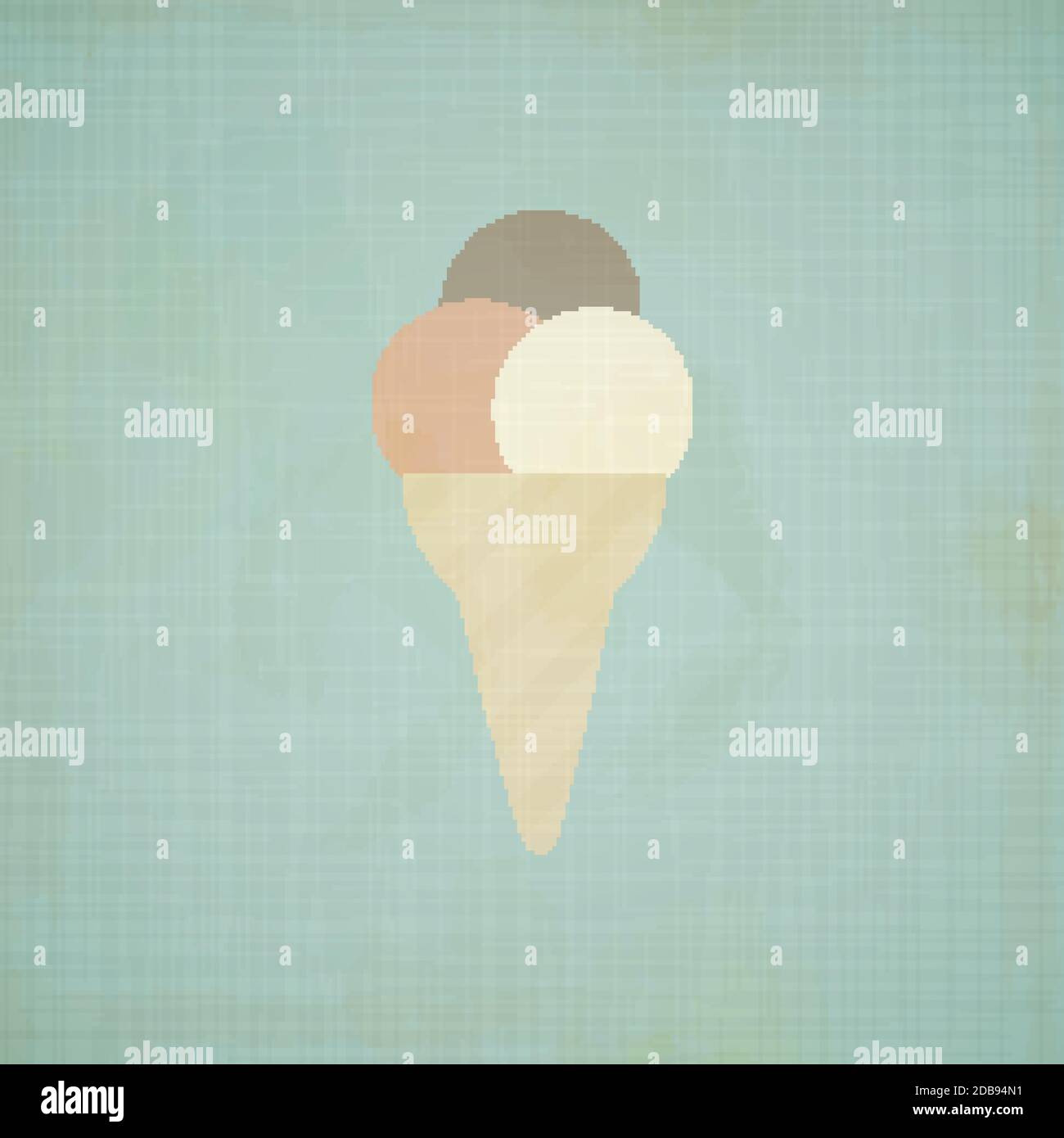 Ice Cream retro background Stock Vector Image & Art - Alamy