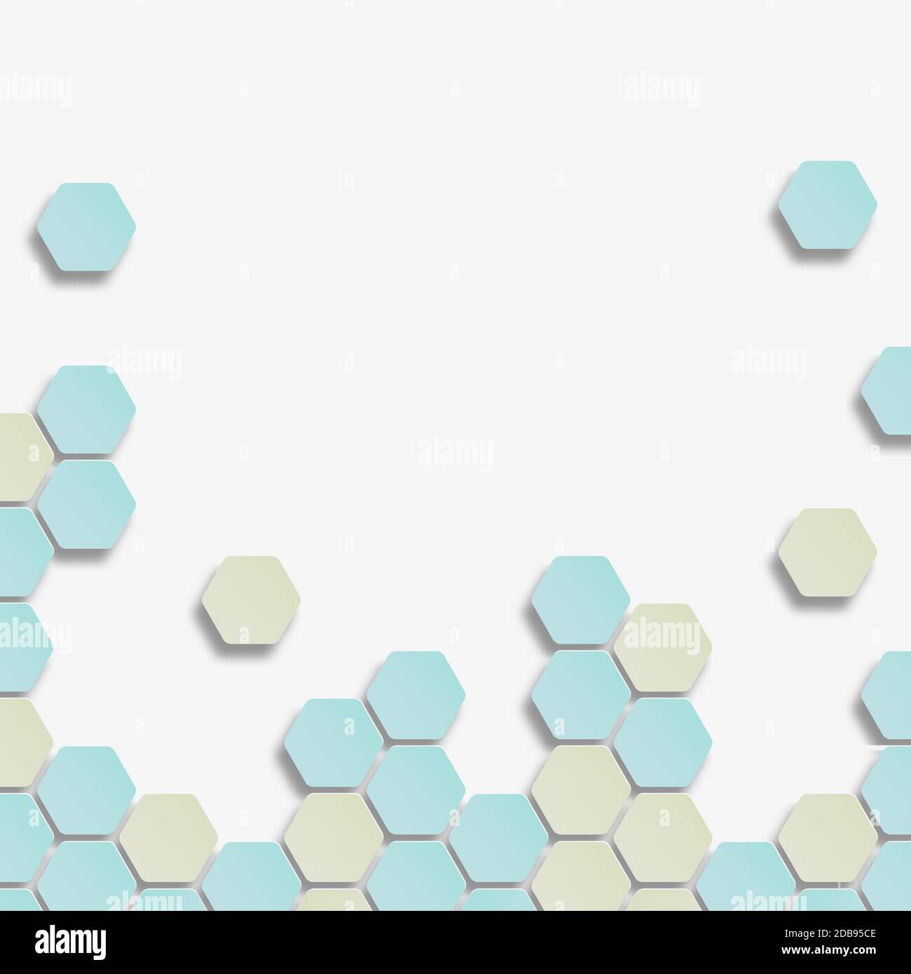 Simple blue 3d background Stock Vector Images - Alamy