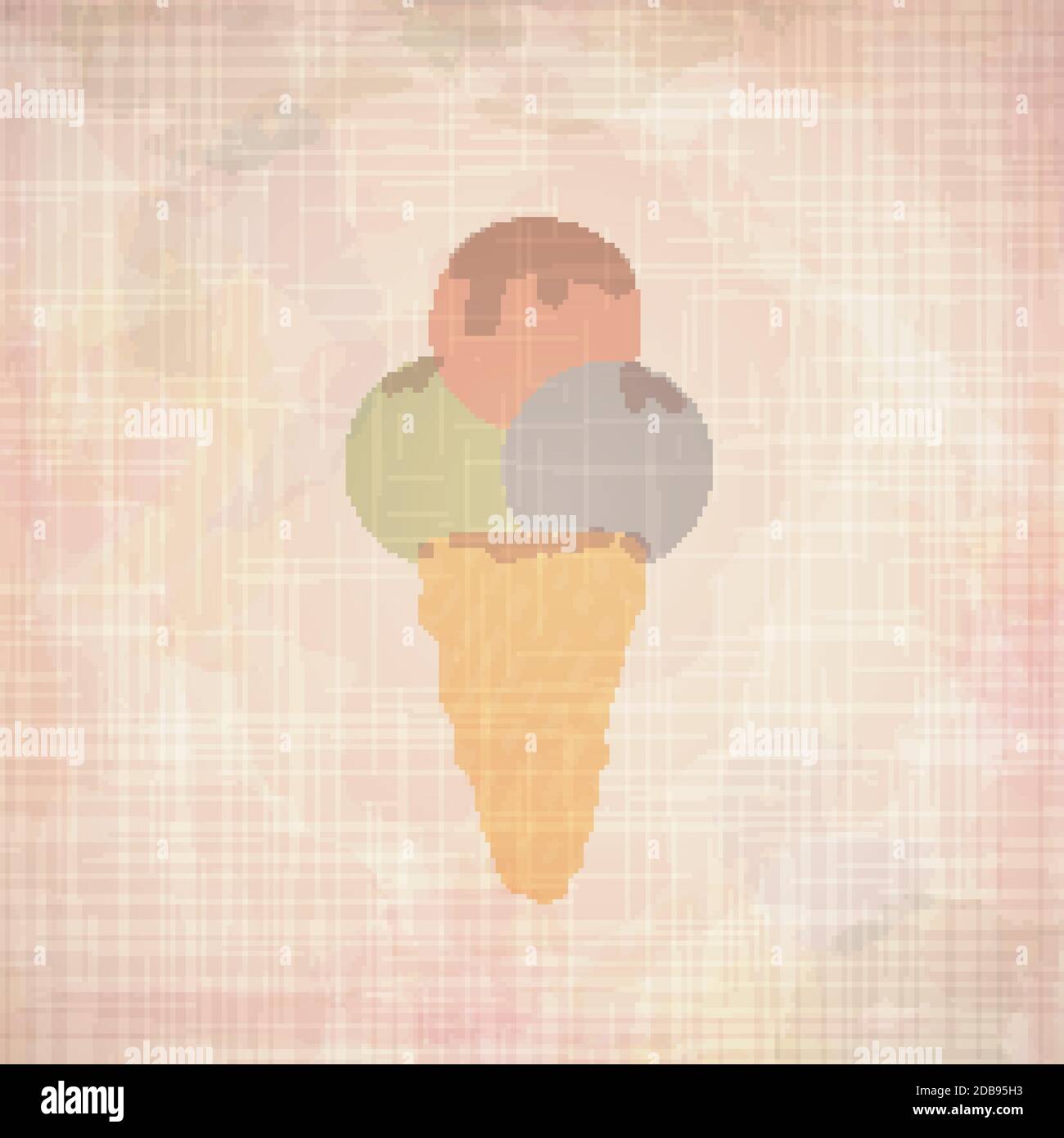 Retro cartoon ice cream Stock Vector Images - Alamy