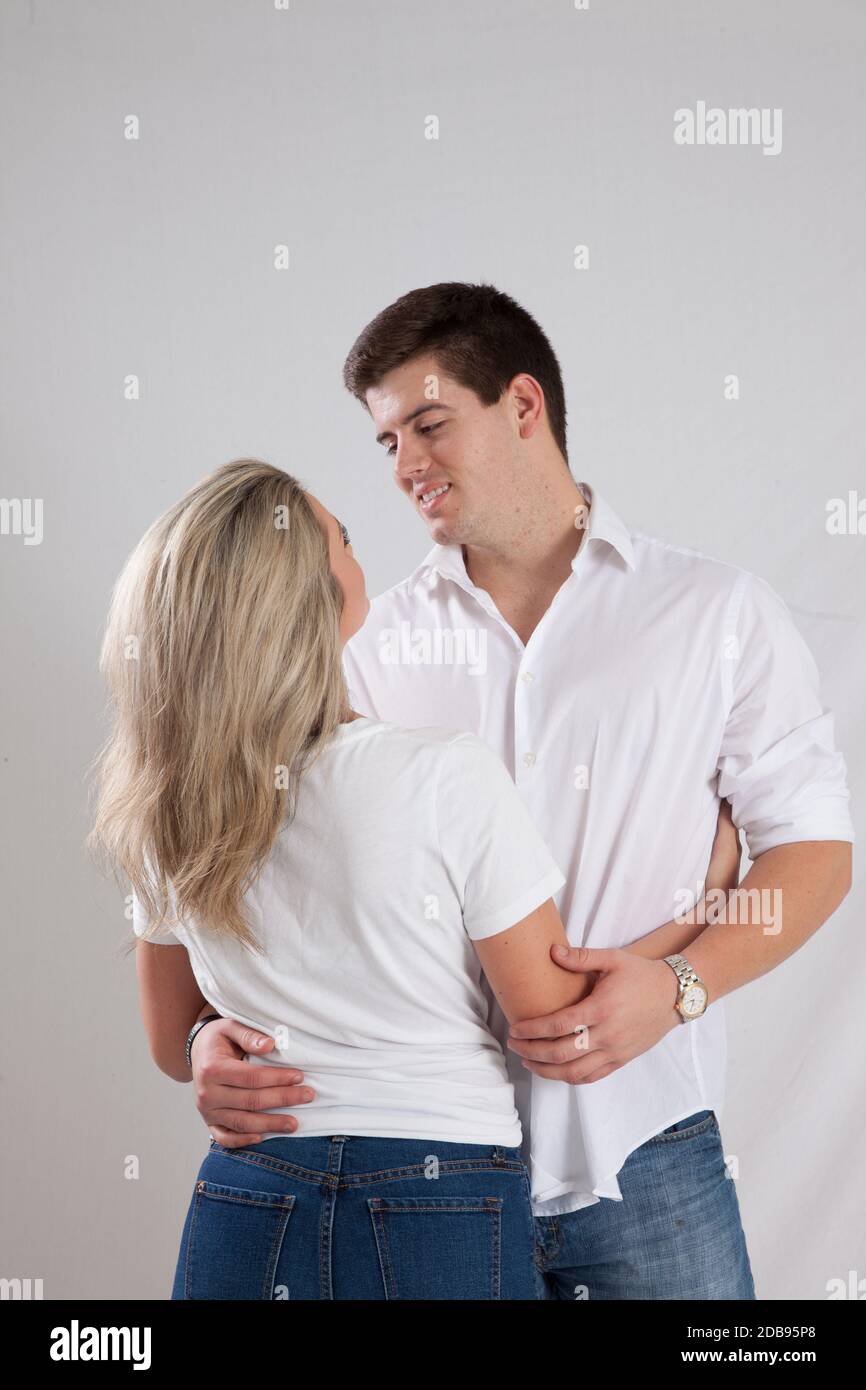 Romantic embrace hi-res stock photography and images - Alamy