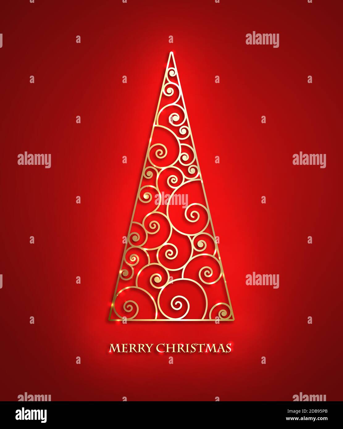 Christmas card elegant design Stock Vector Images - Alamy