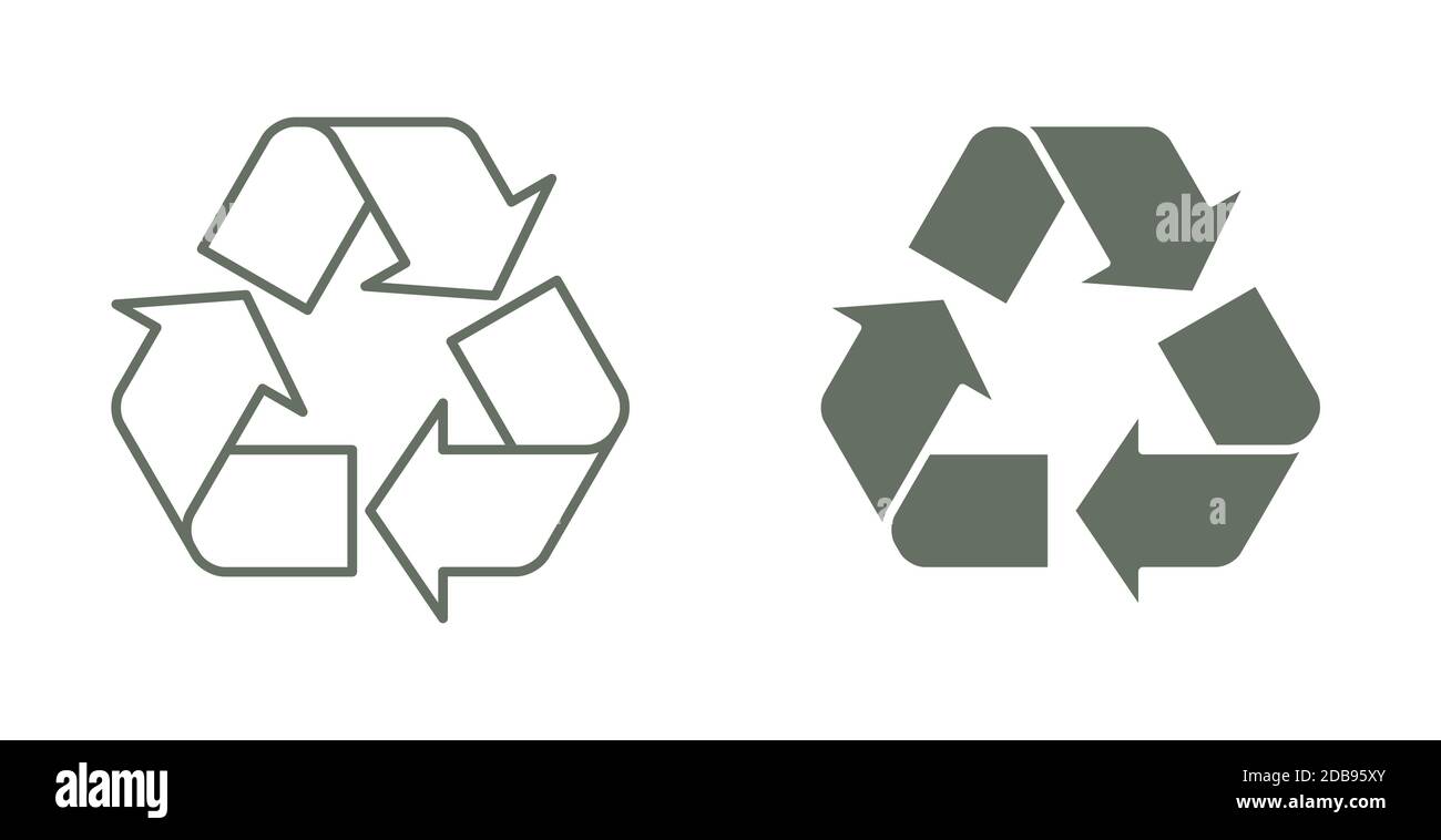 Traditional recycle symbol Stock Vector Image & Art - Alamy