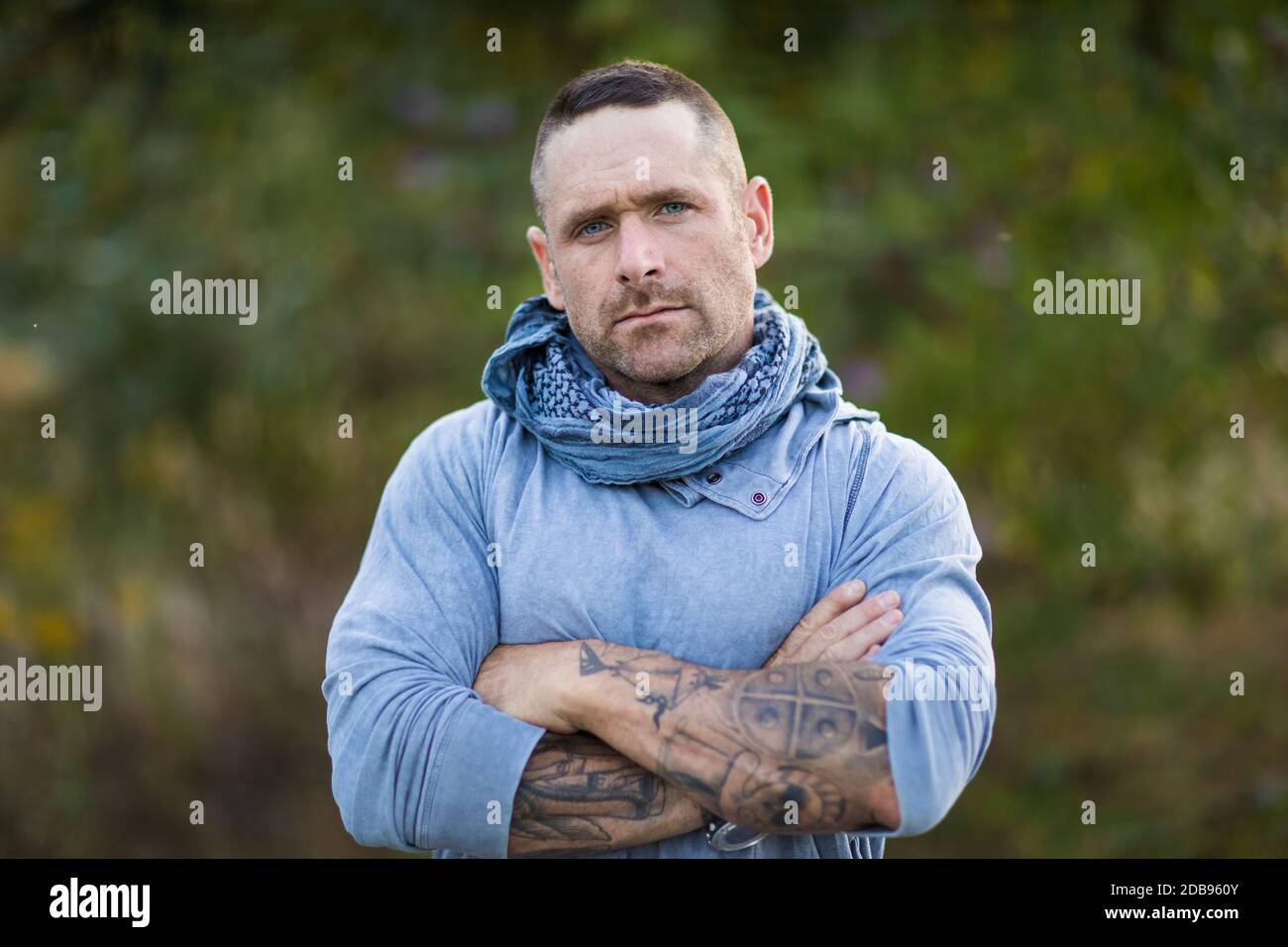Portrait of Mountain Athlete, Adam Palmer Stock Photo - Alamy