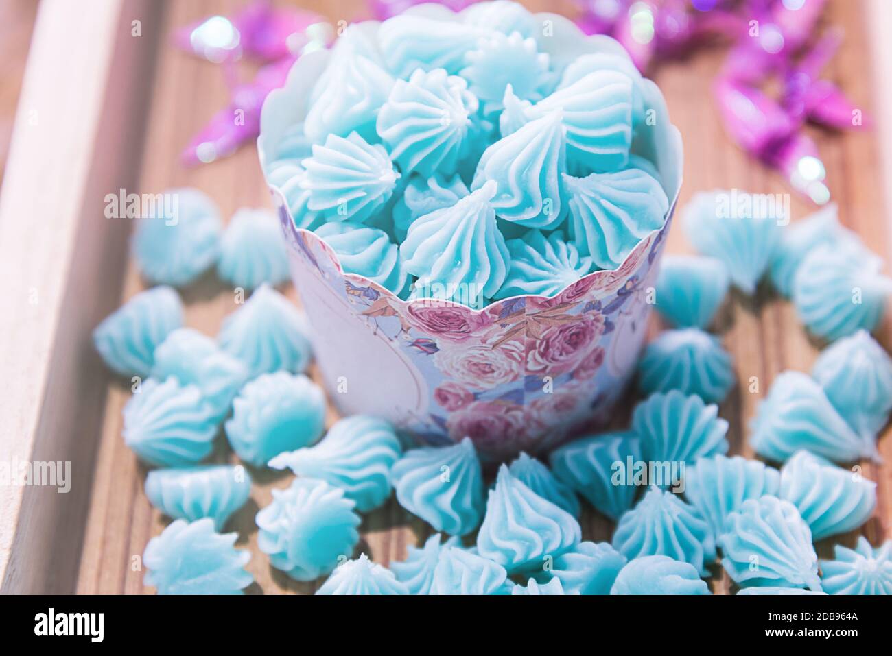 Thai traditonal dessert or well known as 'Arlua' or Aalaw candy sweet ...