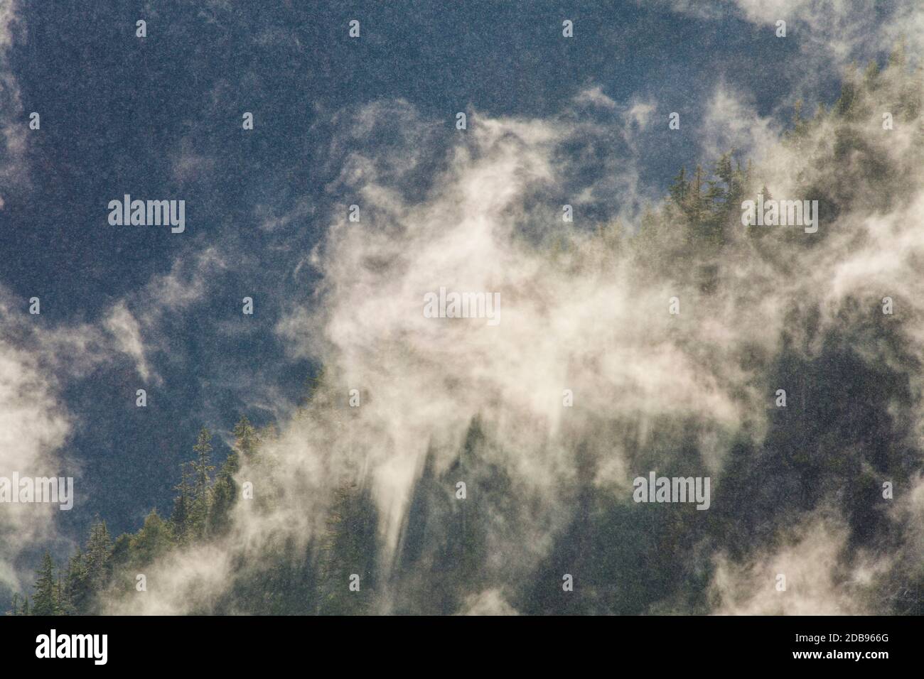 Rain storm in the pacific northwest Stock Photo - Alamy