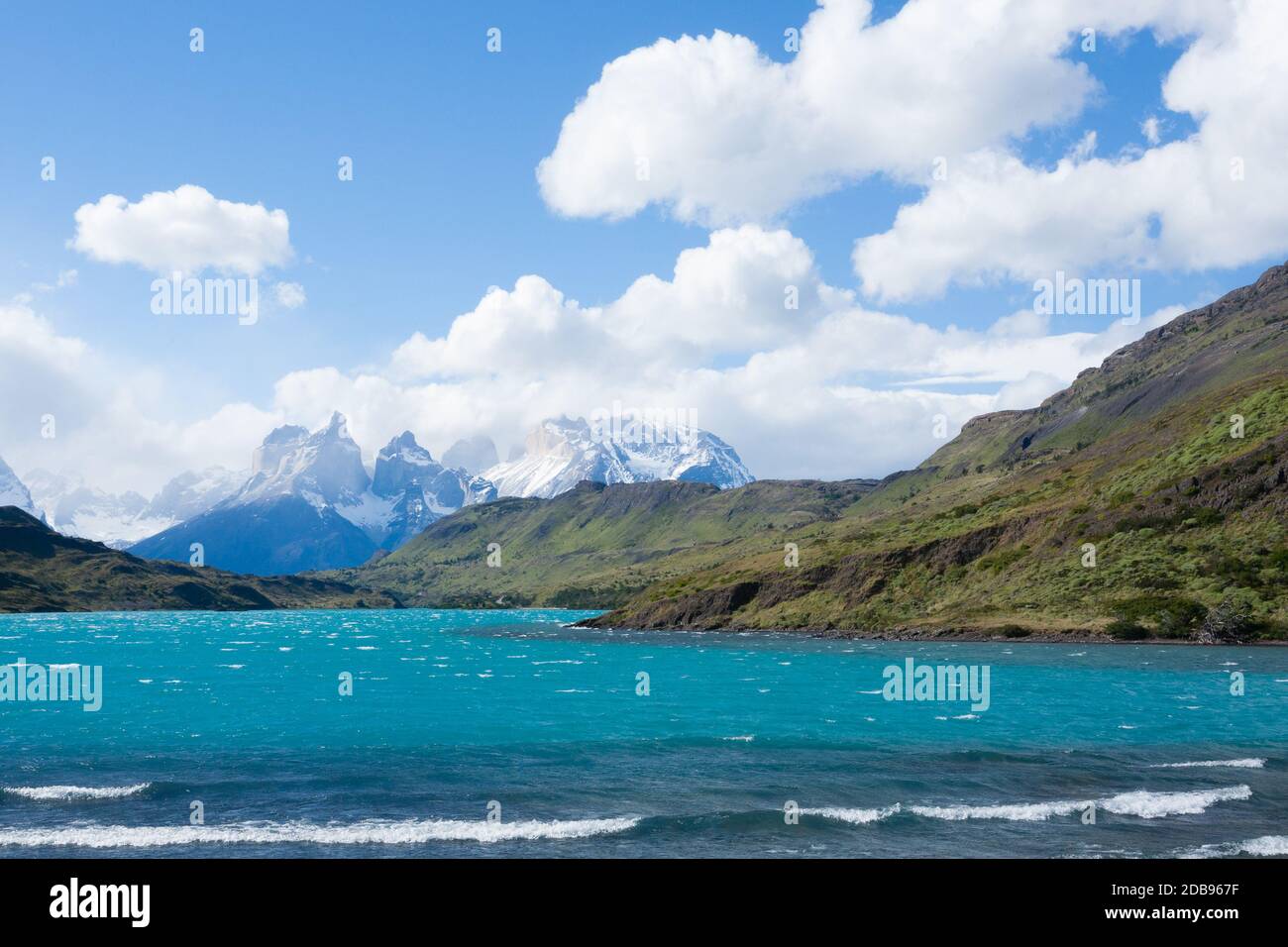 Chilean Patagonia landscape, Torres del Paine National Park, Chile ...