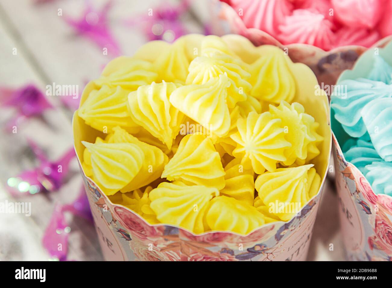 Thai traditonal dessert or well known as 'Arlua' or Aalaw candy sweet ...