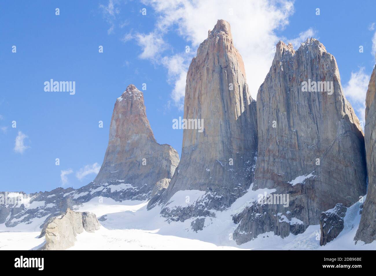 Base Las Torres viewpoint, Torres del Paine, Chile. Chilean Patagonia ...