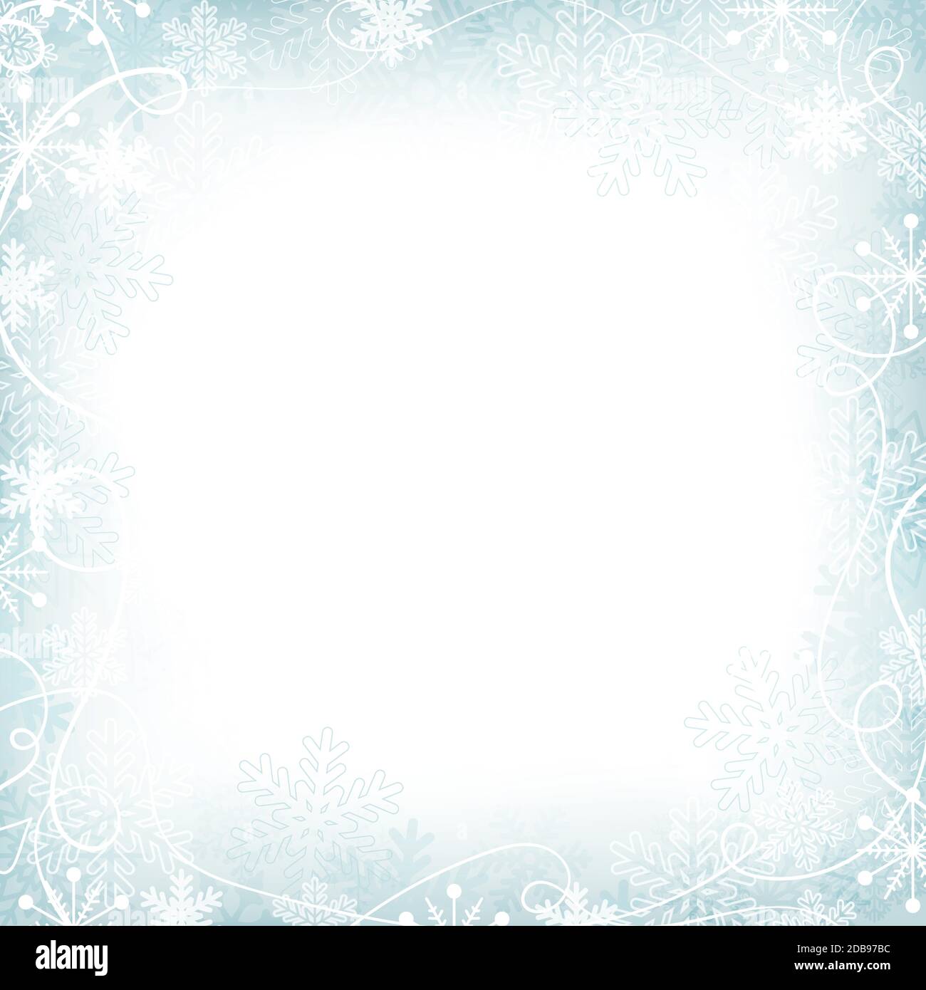 Winter border, vector background Stock Vector Image & Art - Alamy