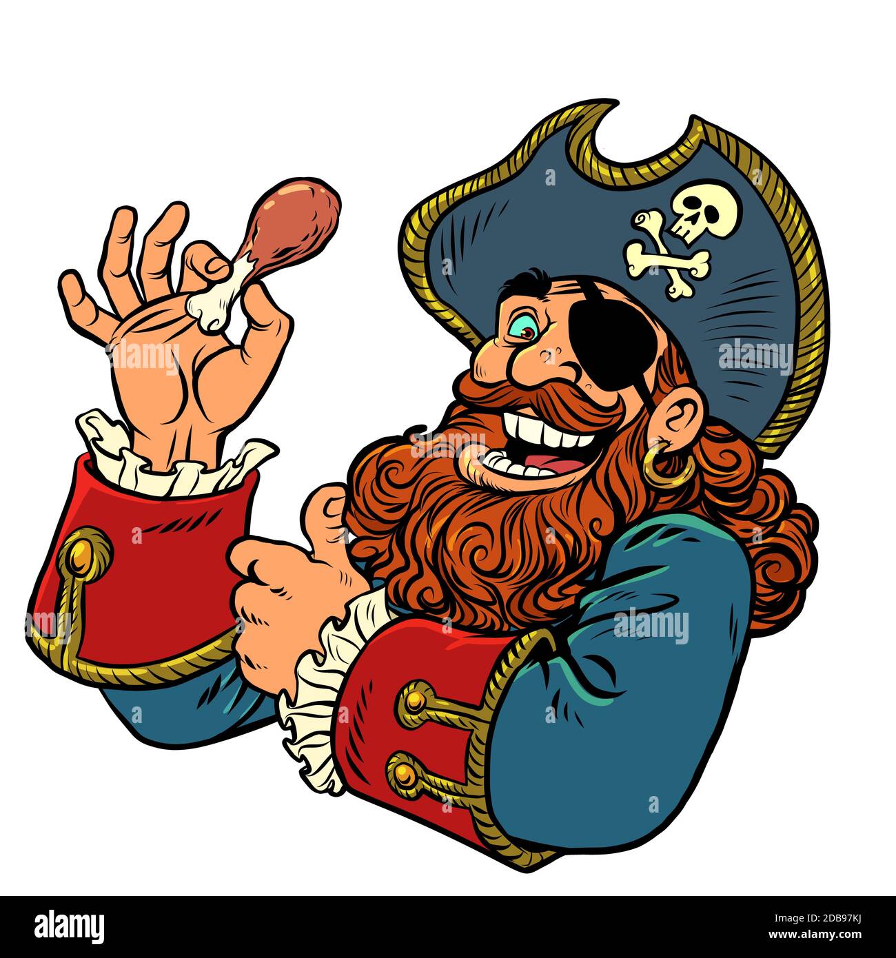 Caricature cartoon pirate illustration hi-res stock photography and ...