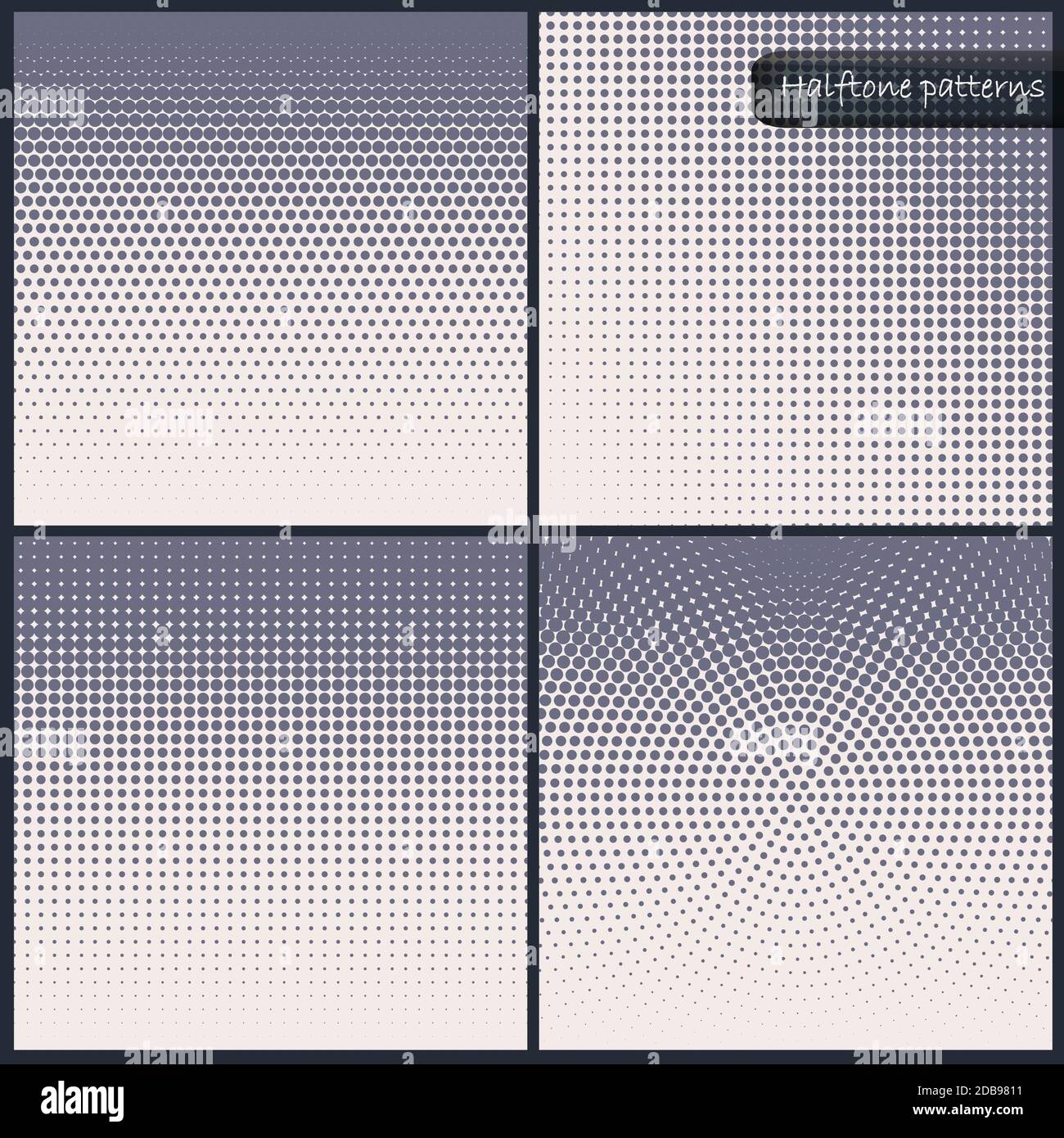 Set of halftone textures Stock Vector Image & Art - Alamy