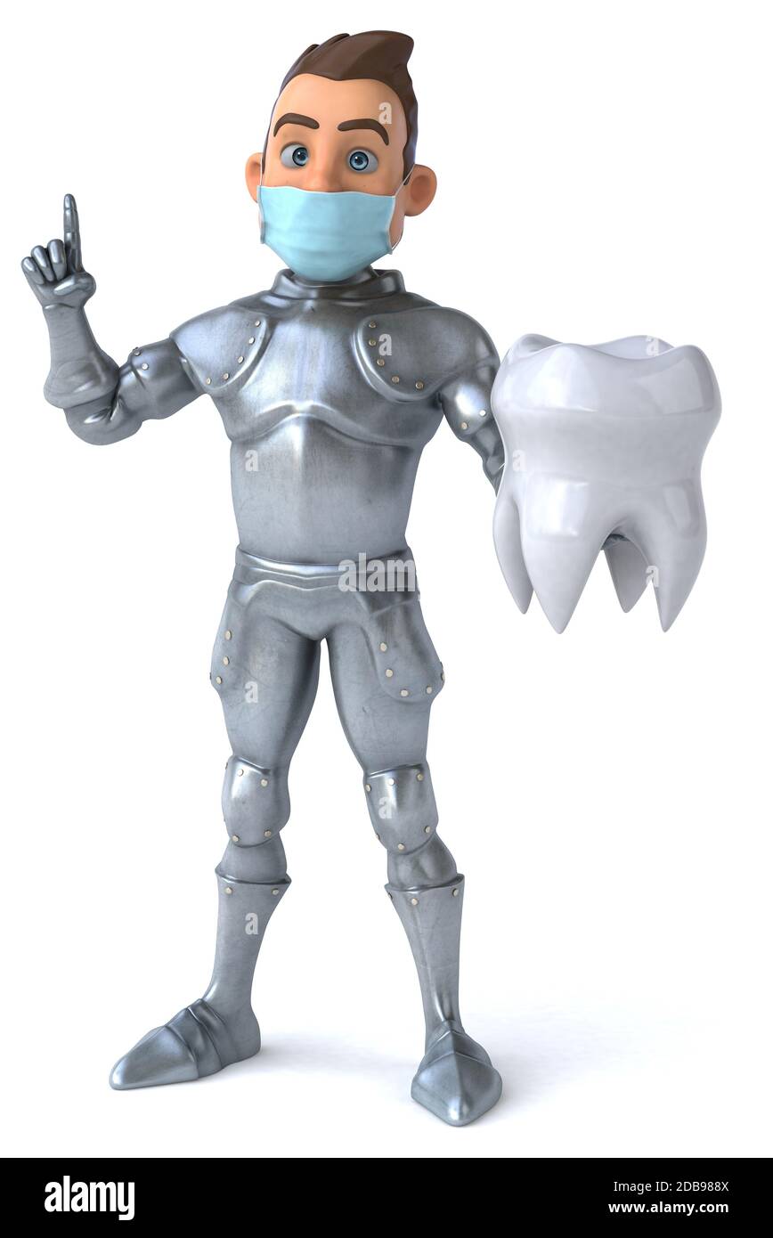3D illustration of a cartoon character with a mask Stock Photo - Alamy