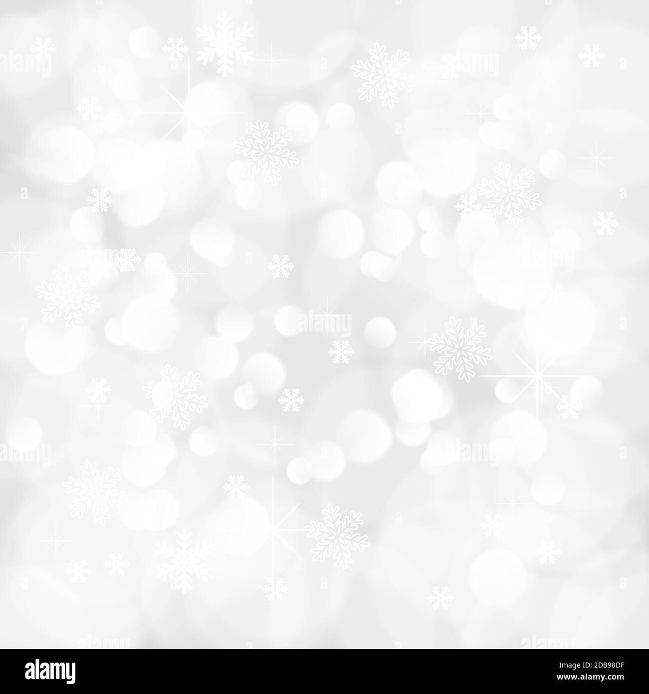Silver Christmas background with snowflakes Stock Vector Image & Art ...