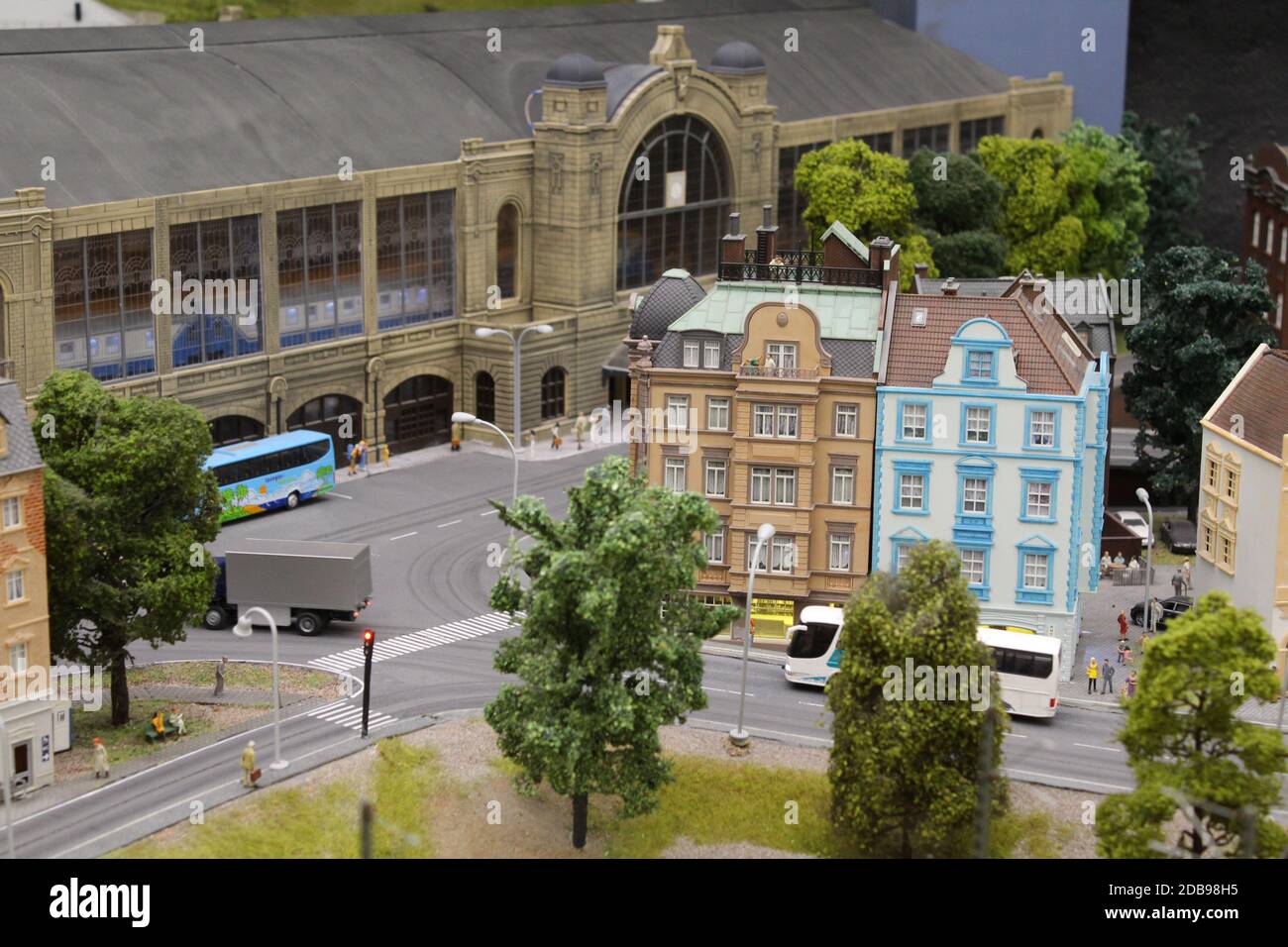Toy city in a small size, very beautiful and realistic Stock Photo - Alamy