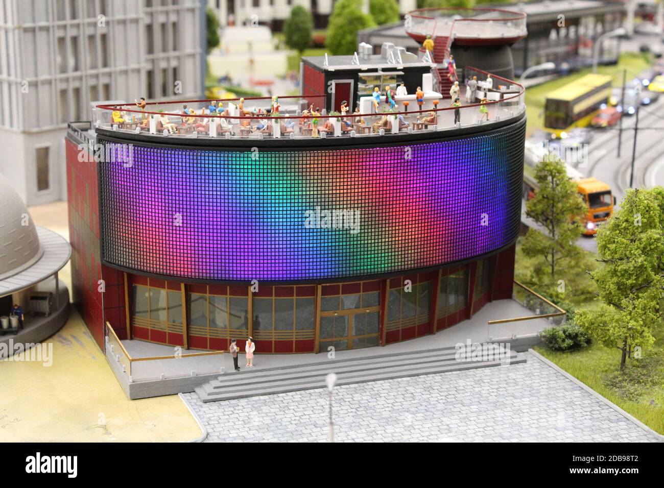 Toy city in a small size, very beautiful and realistic Stock Photo - Alamy