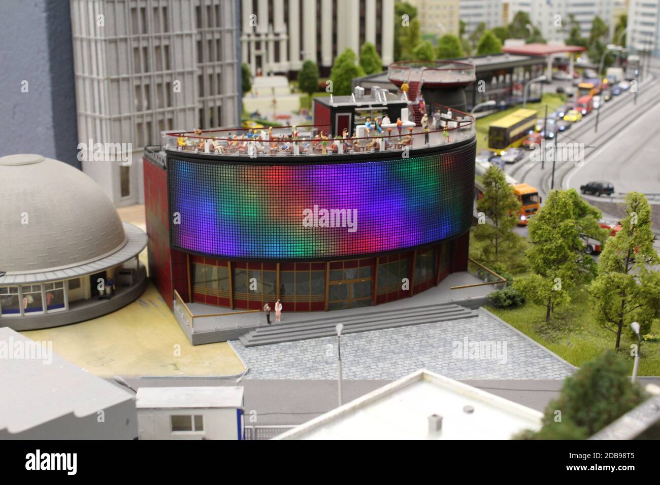 Toy city in a small size, very beautiful and realistic Stock Photo - Alamy