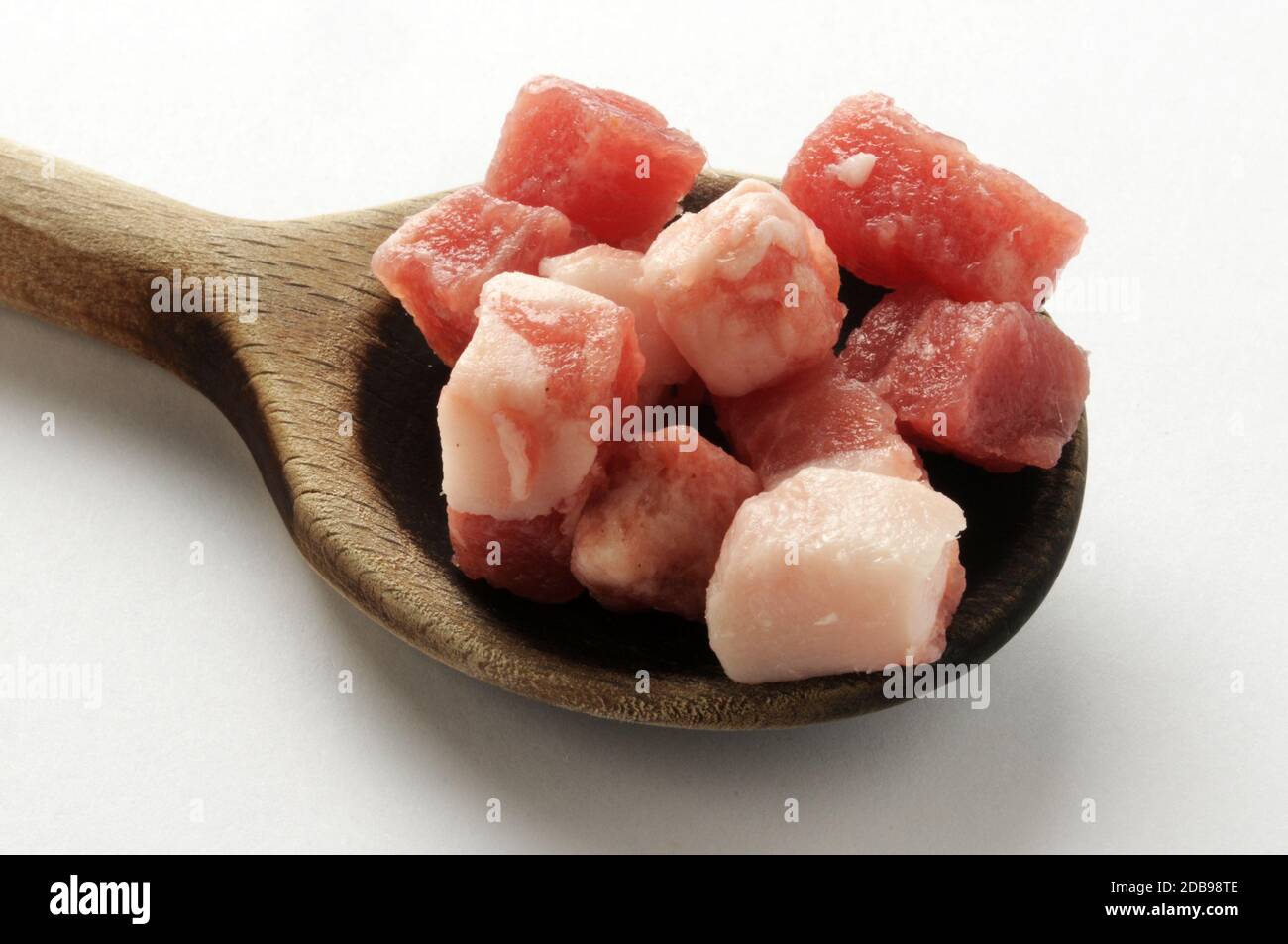 Bacon cut into lardons hi-res stock photography and images - Alamy