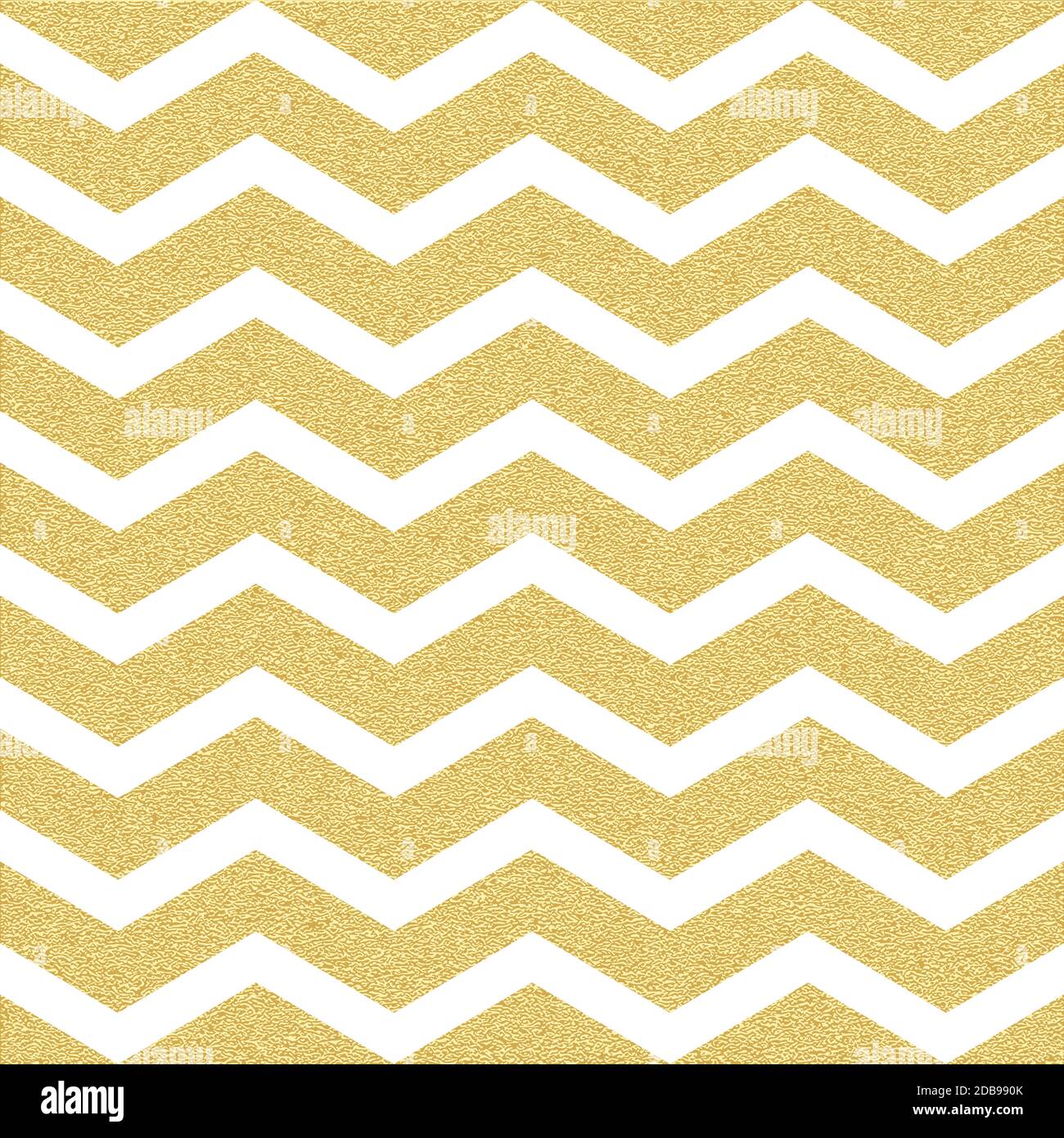 Gold glittering chevron wave seamless pattern. Classic zigzag template ...