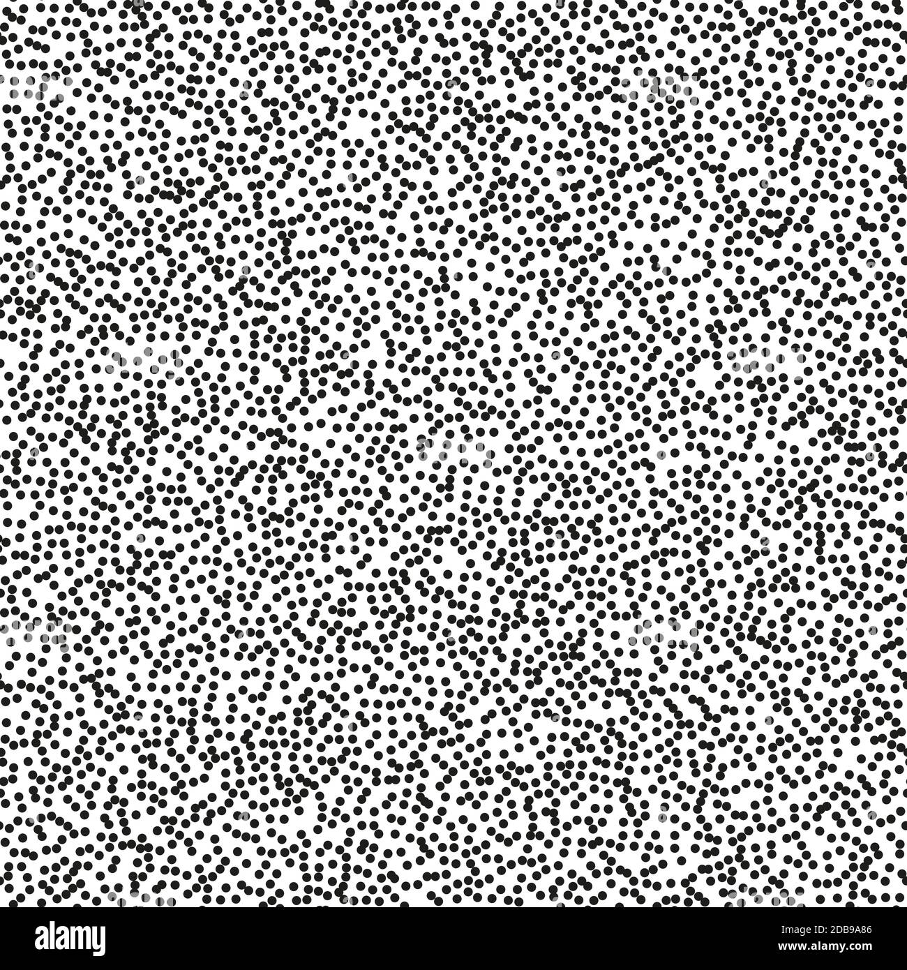 Pointillism high density seamless dots pattern. Abstract monochrome ...
