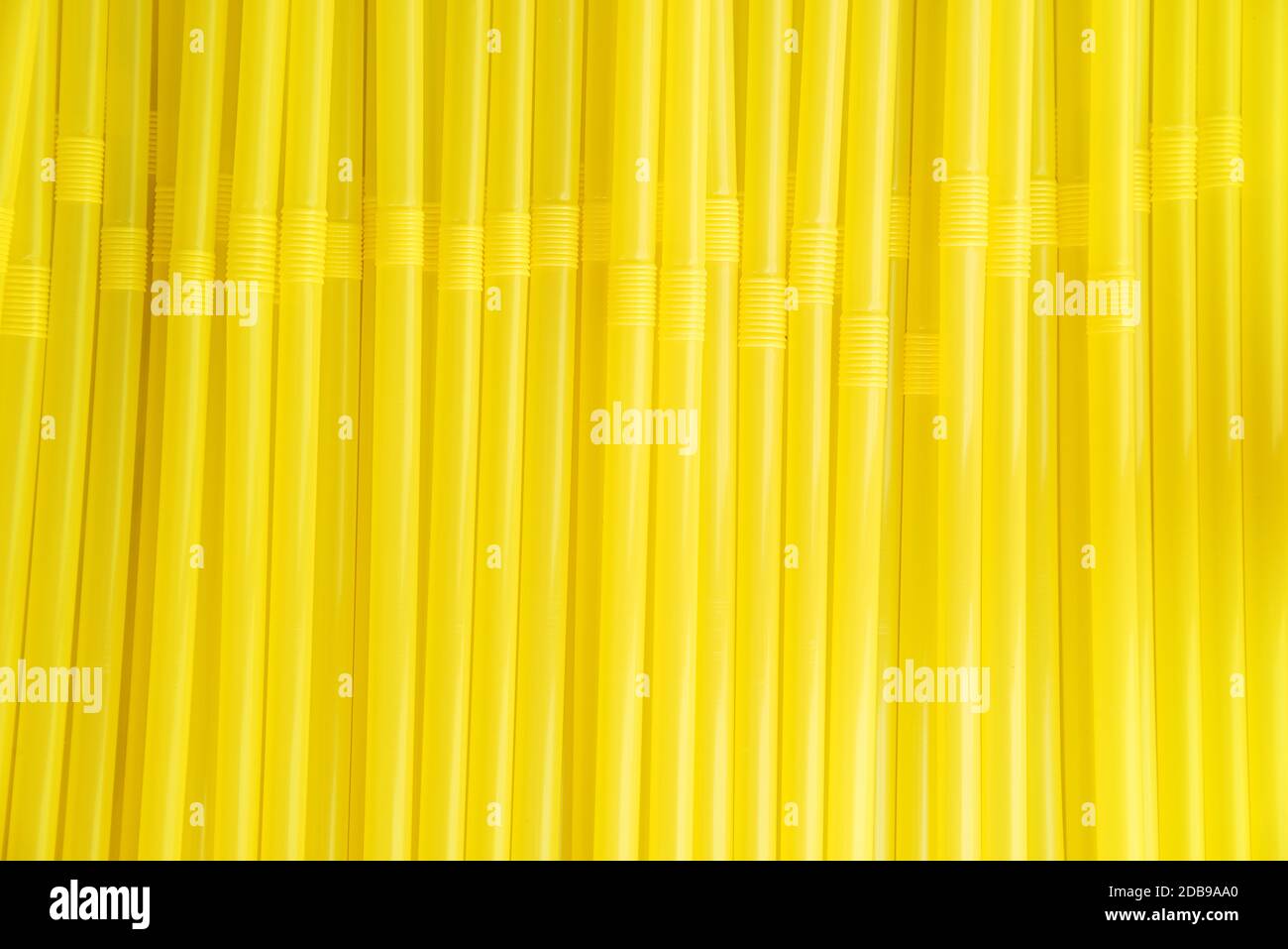 Straws plastic c background yellow screen many group plastic Stock ...
