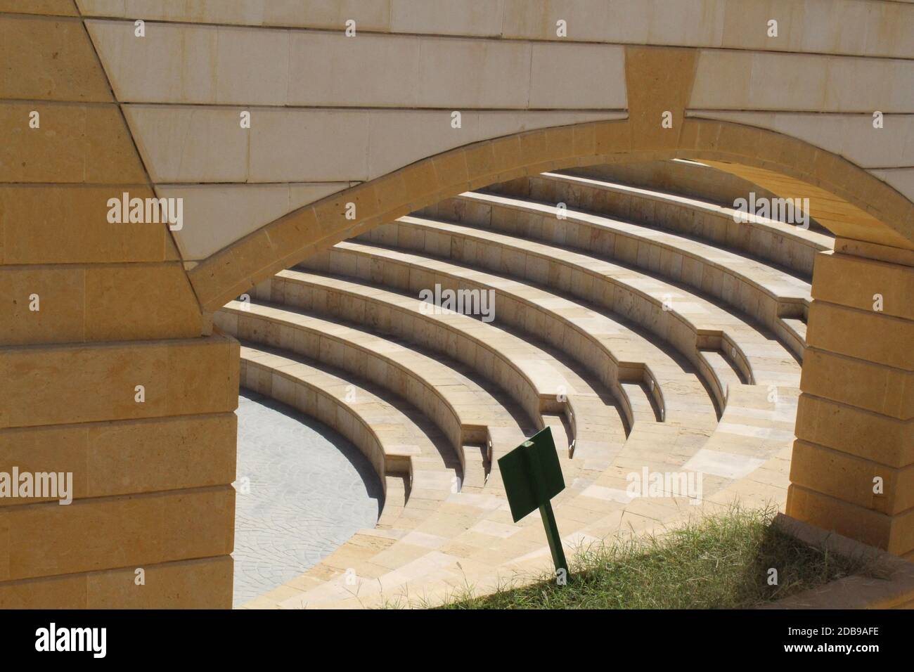 Beautiful amphitheater in the hotel of Egypt Stock Photo - Alamy