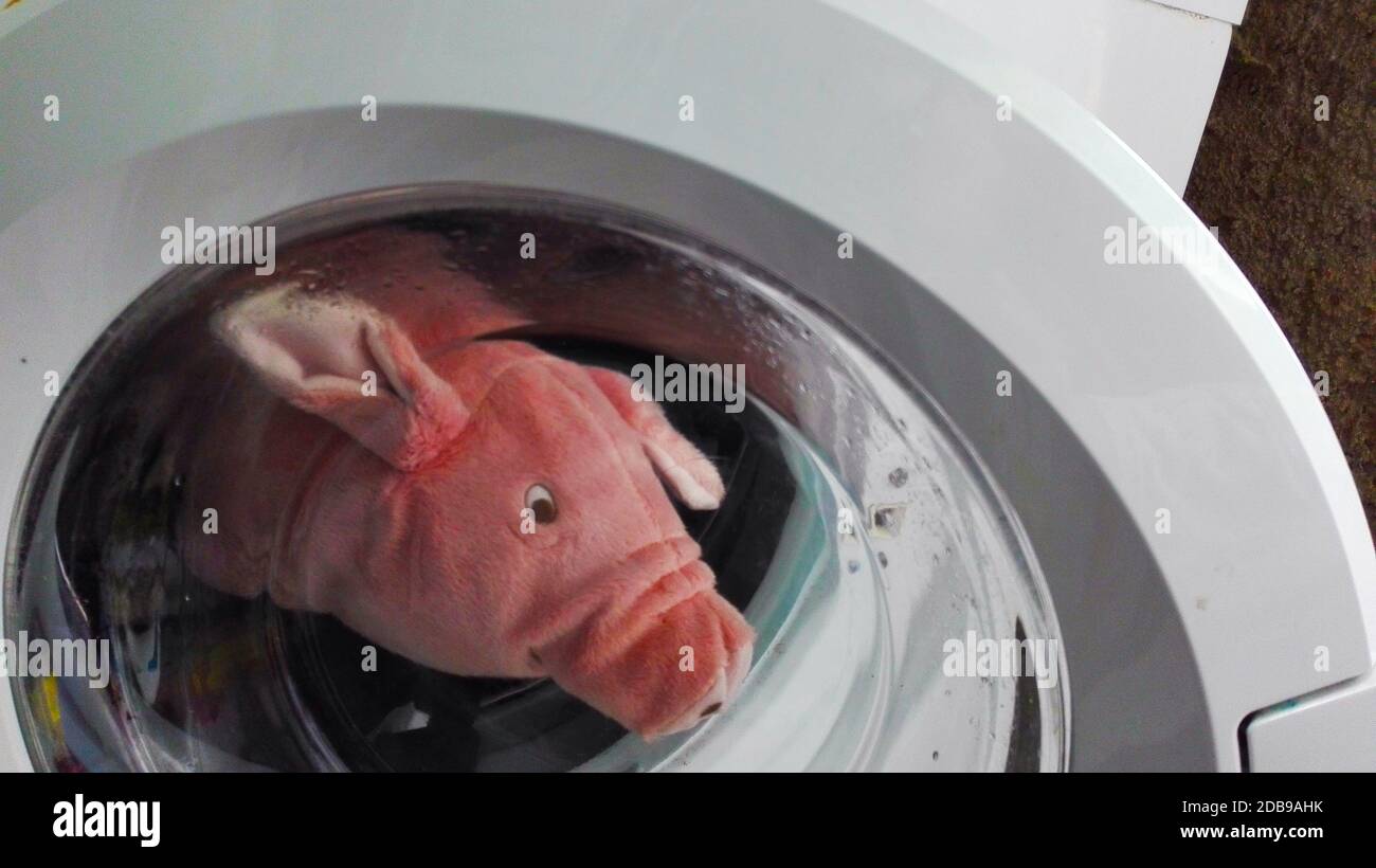 Cartoon Washing Machine Home Appliance High Resolution Stock ...