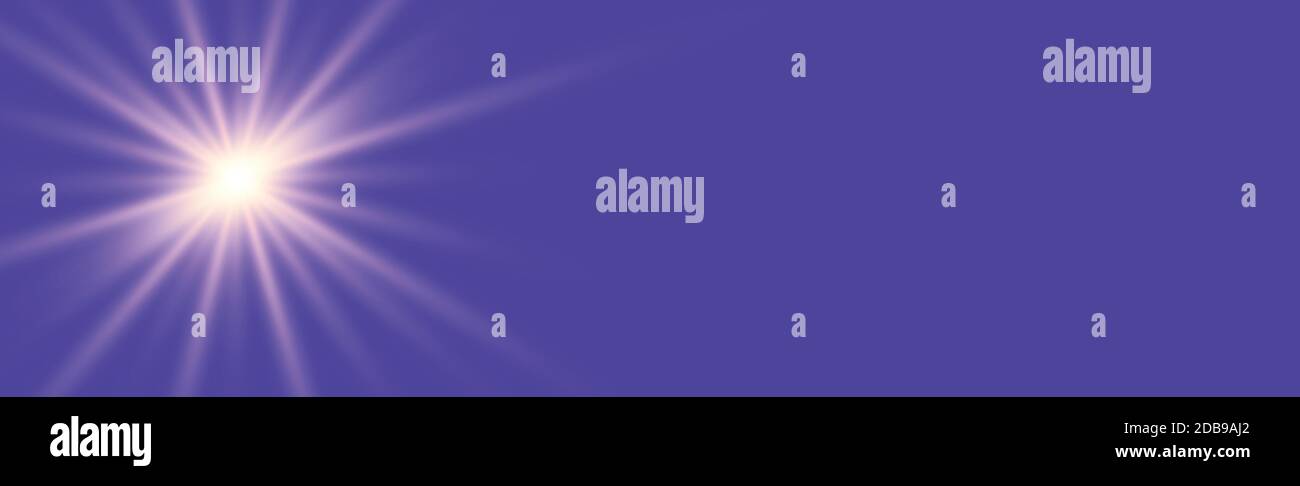 Panoramic sunny background in soft blue color Stock Vector Image & Art ...