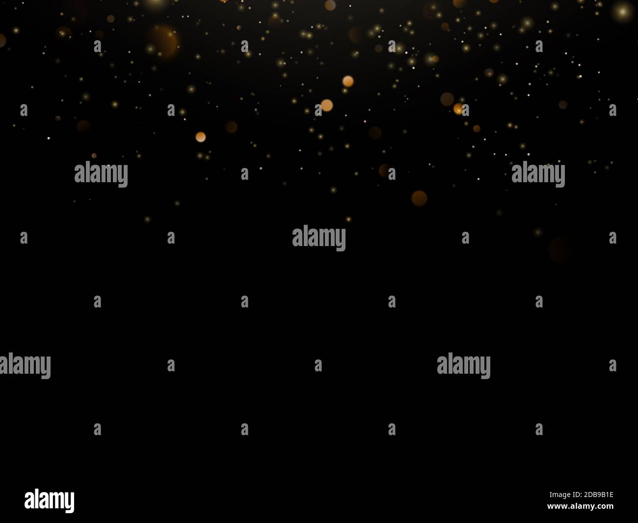 Overlay effect glitter gold light shine effect on black background. EPS ...