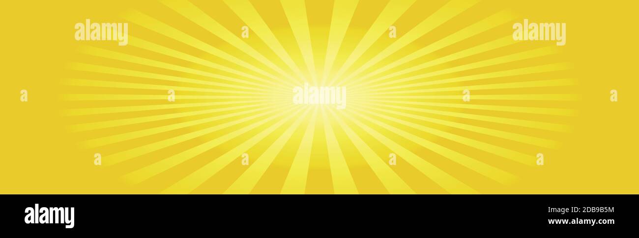 Yellow sun illustration Stock Vector Images - Alamy