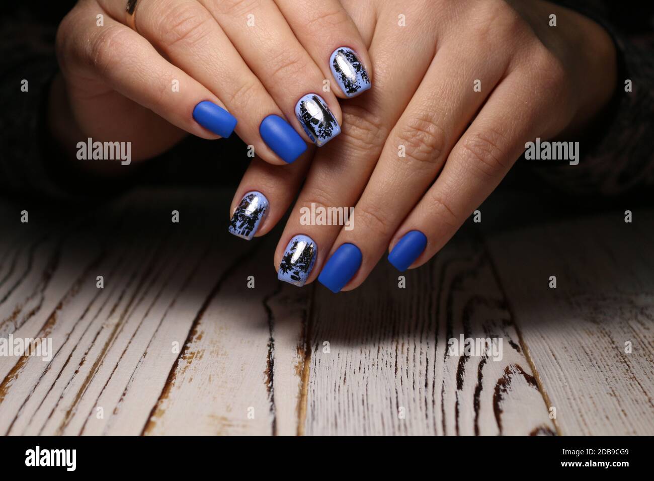 The beauty of the natural nails. Perfect clean manicure Stock Photo - Alamy