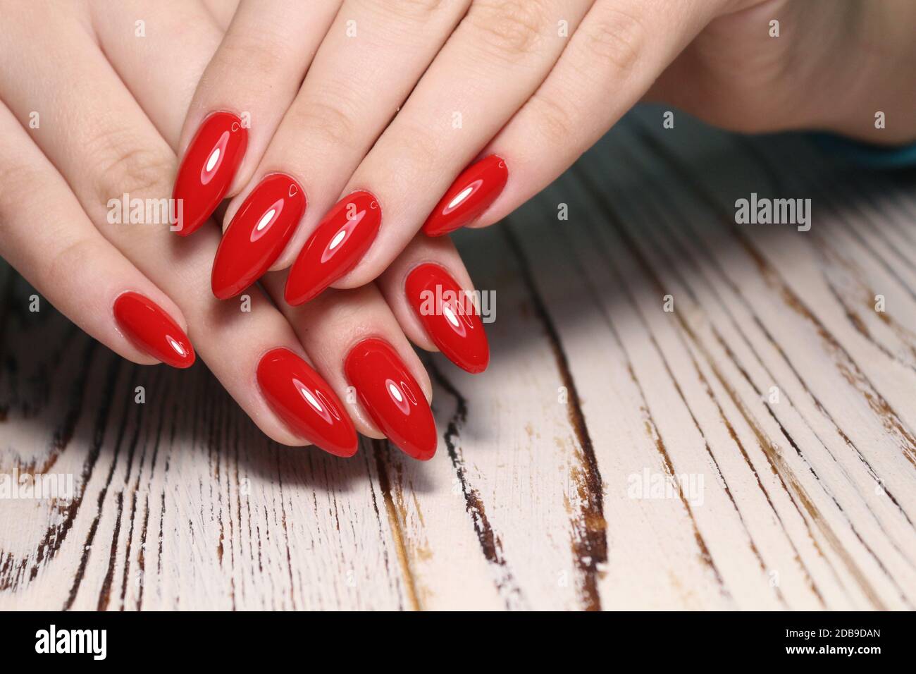 gel lacquer manicure on a textured trendy background Stock Photo - Alamy
