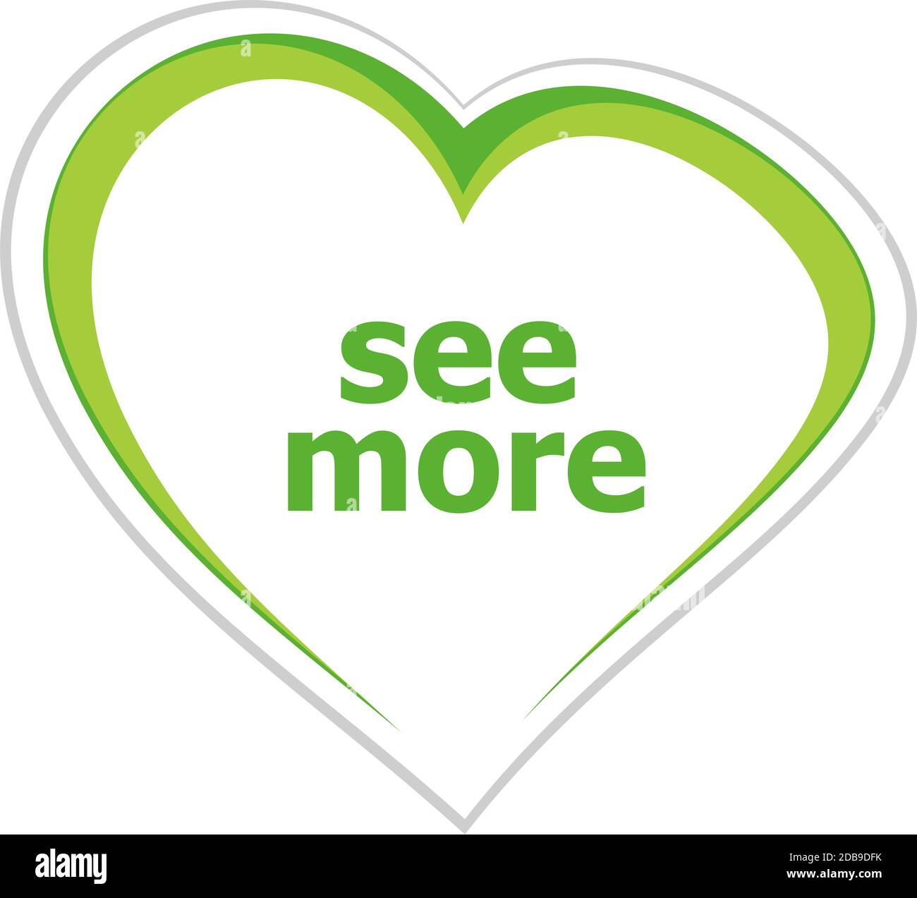 Text see more. Education concept Stock Photo - Alamy