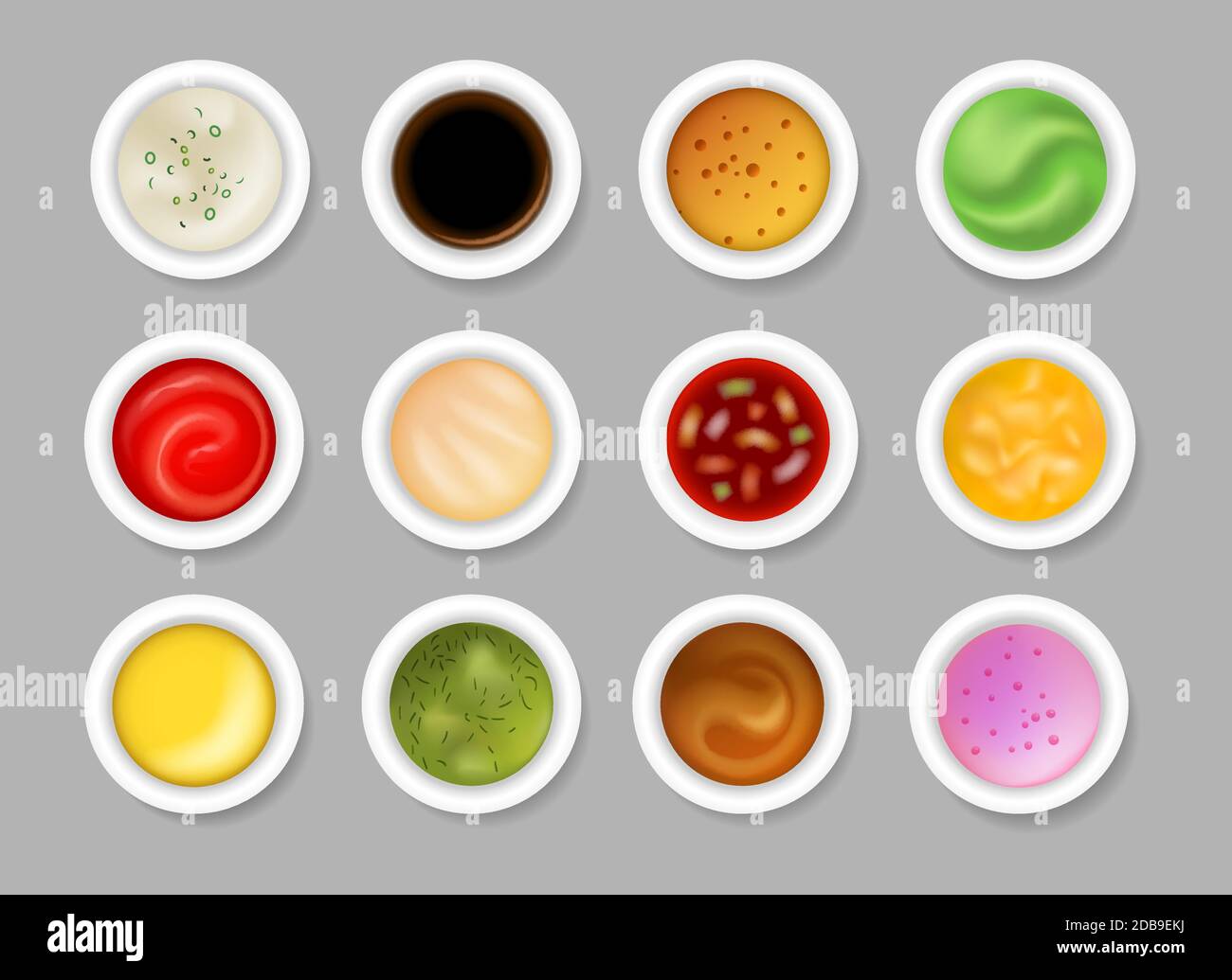 Dipping sauce vector hi-res stock photography and images - Alamy