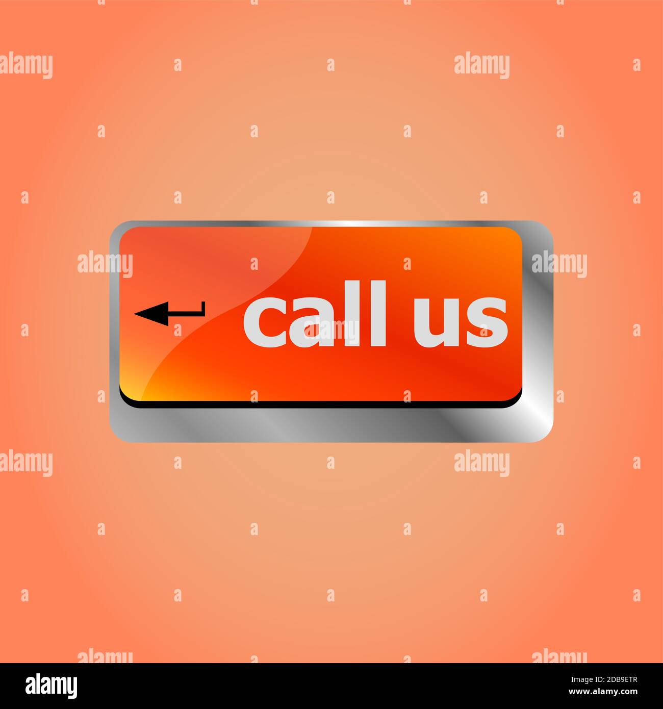 Keyboard keys with call us, business concept Stock Photo - Alamy
