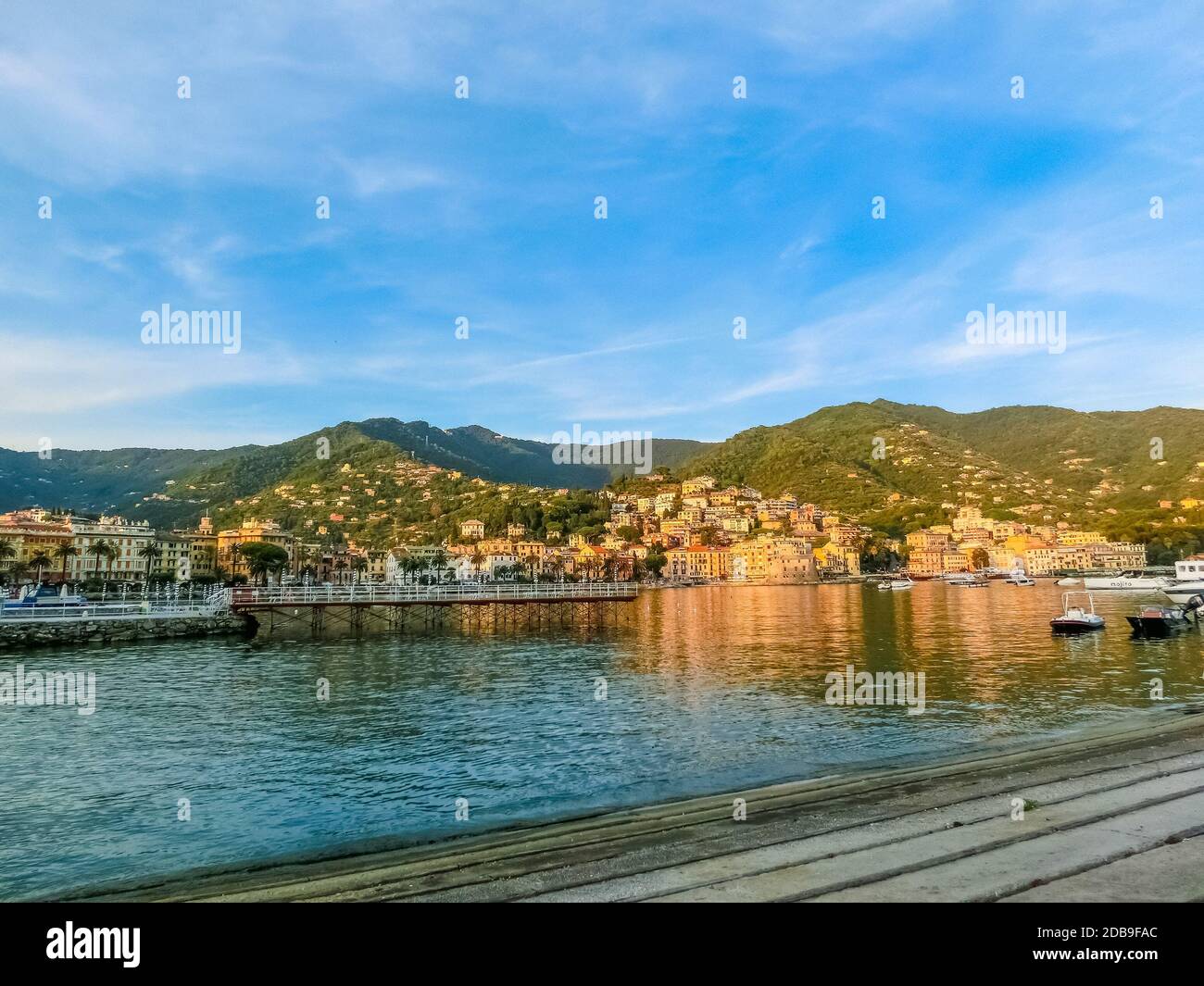 Old town of rapallo at the ligurian coast hi-res stock photography and ...
