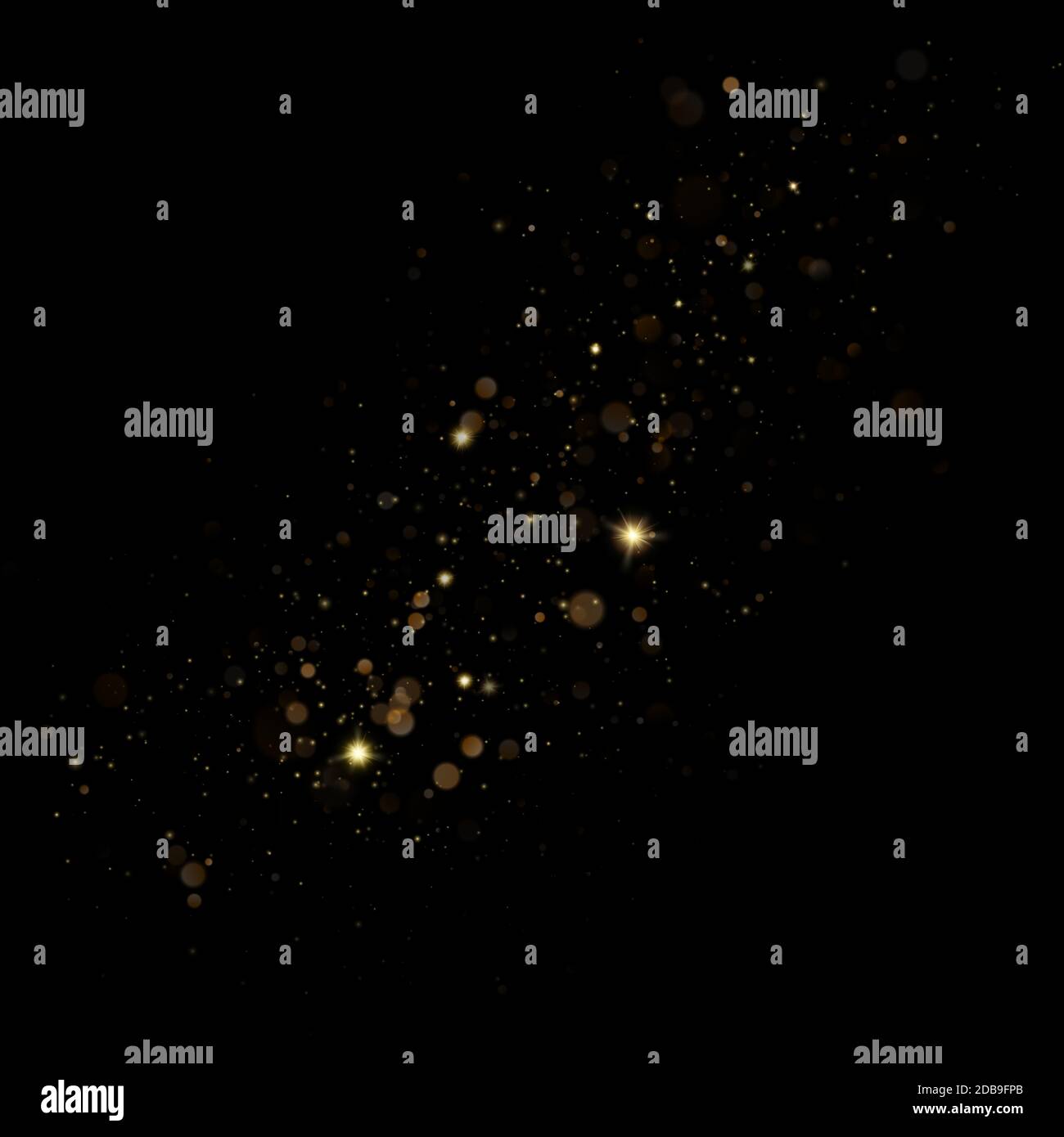 Christmas stardust trail effect. EPS 10 vector file Stock Photo - Alamy