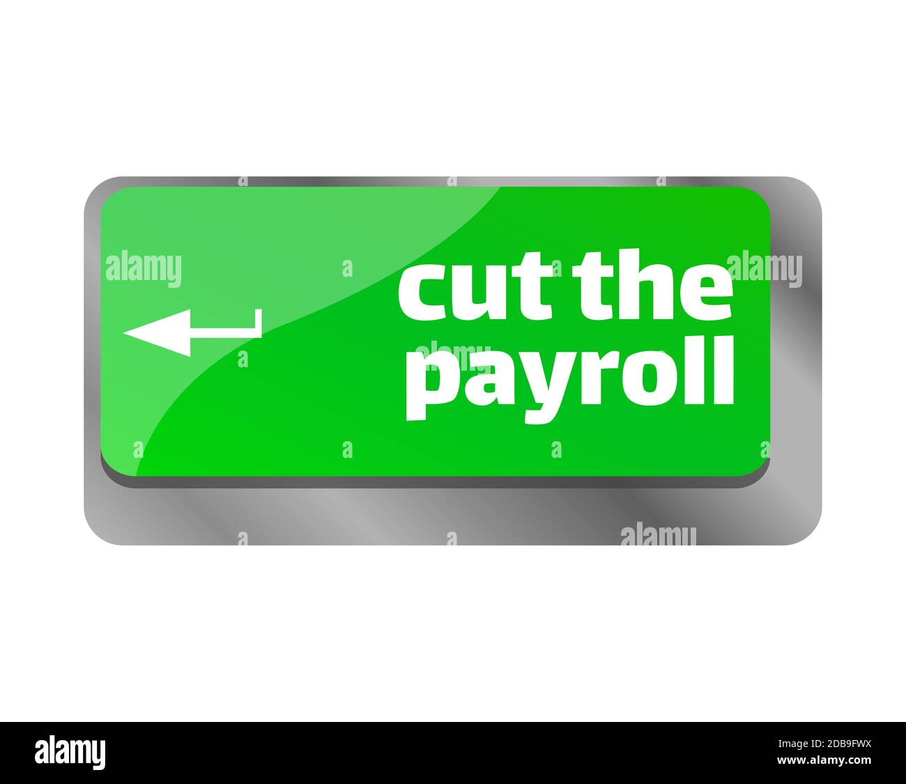 Cut the payroll . Close up of keyboard, enter computer key Stock Photo ...