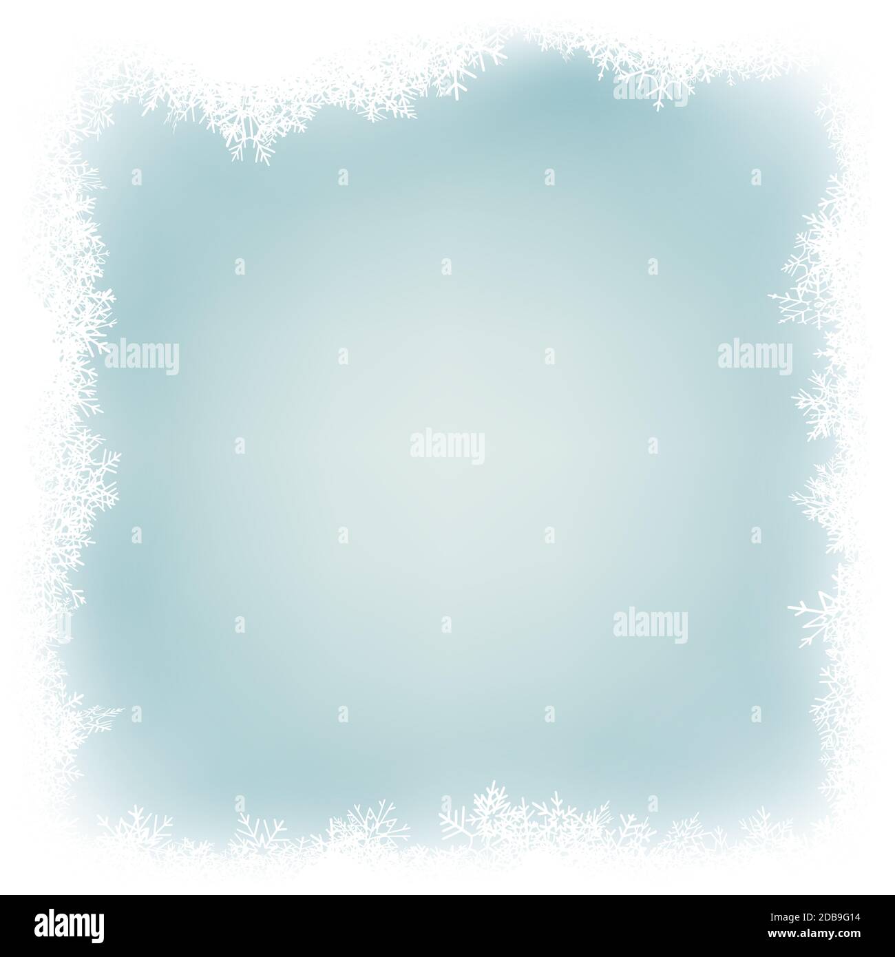 Light blue abstract Christmas background with white snowflakes. EPS 10 ...