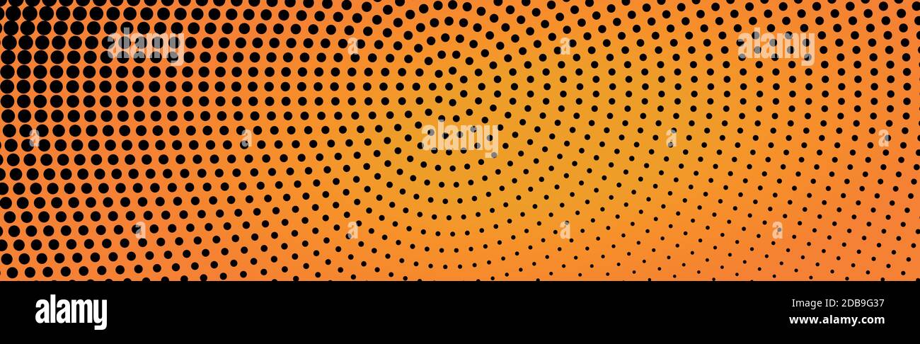 Many dots on a panoramic background - Vector illustration Stock Vector ...