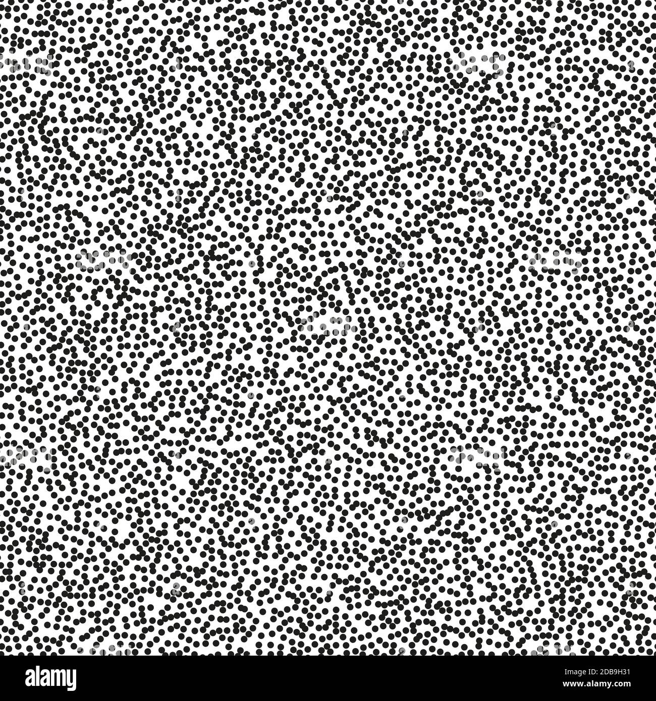 Pointillism high density seamless dots pattern. Abstract monochrome ...