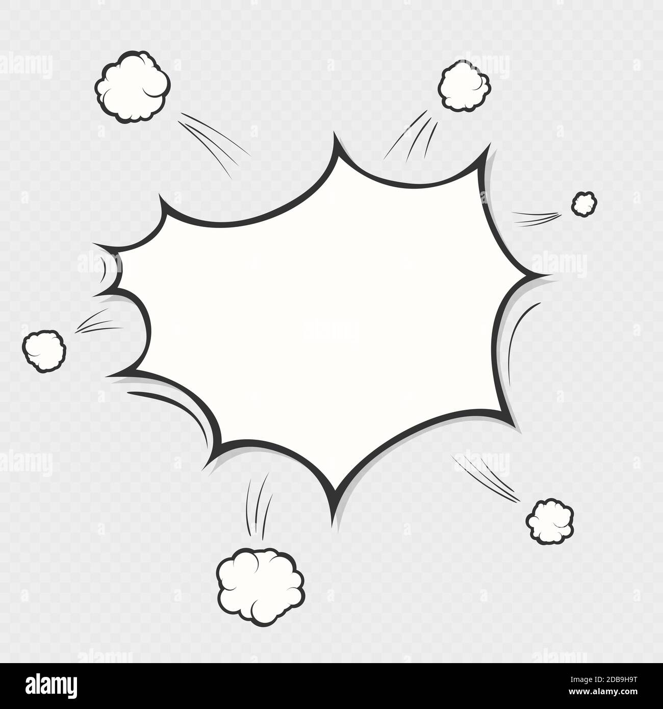 Explosion Drawing Comic