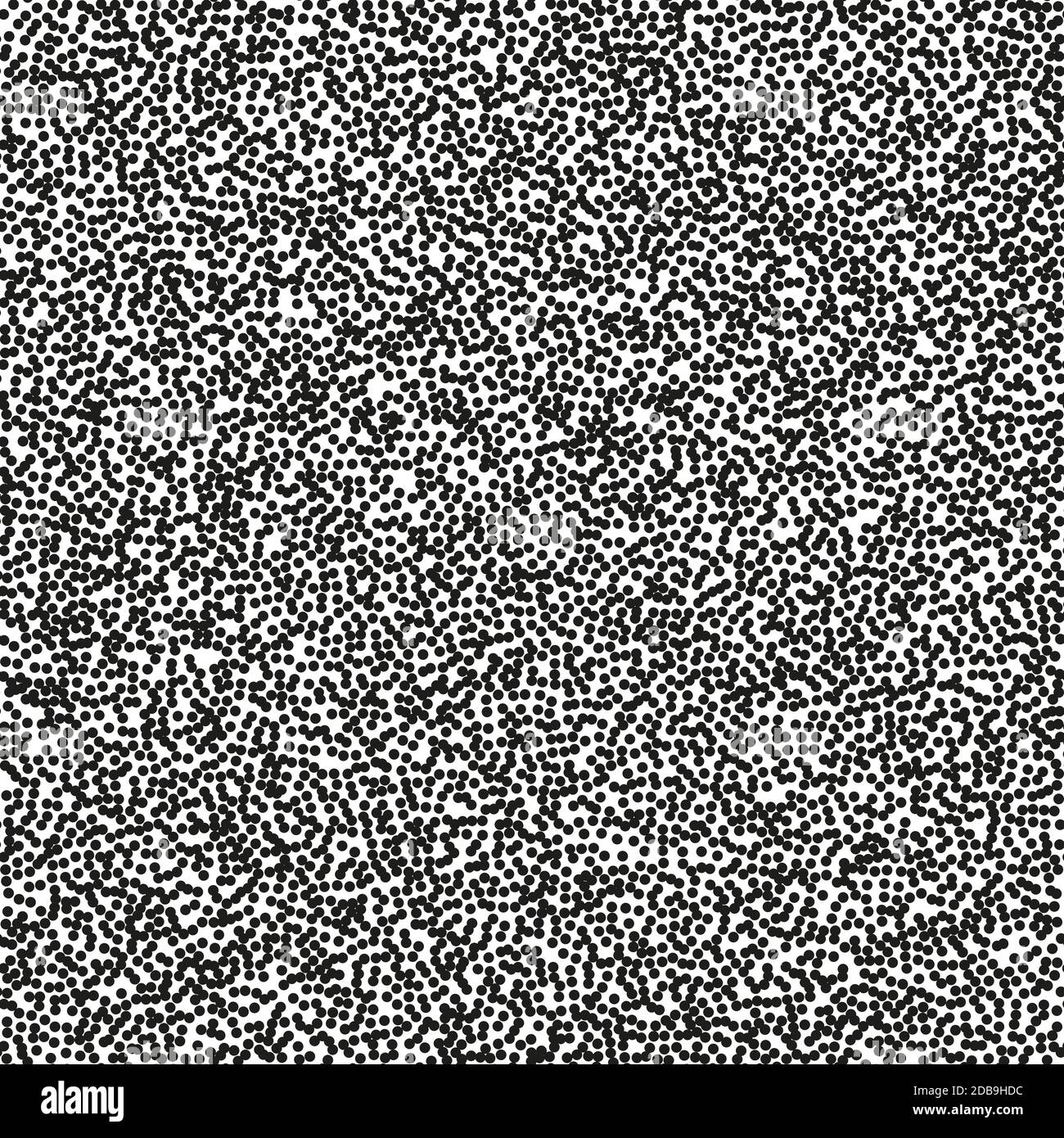 Pointillism middle density seamless dots pattern. Abstract monochrome ...