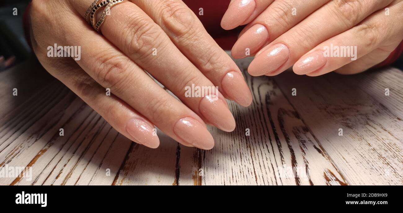 Beautiful Female Hands. Beautiful hand with perfect nail 2019 Stock ...