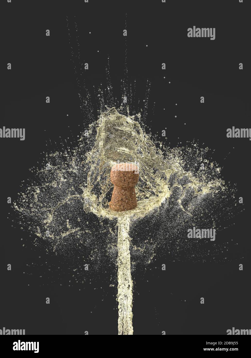 Popping Cork On Champagne High Resolution Stock Photography and Images ...