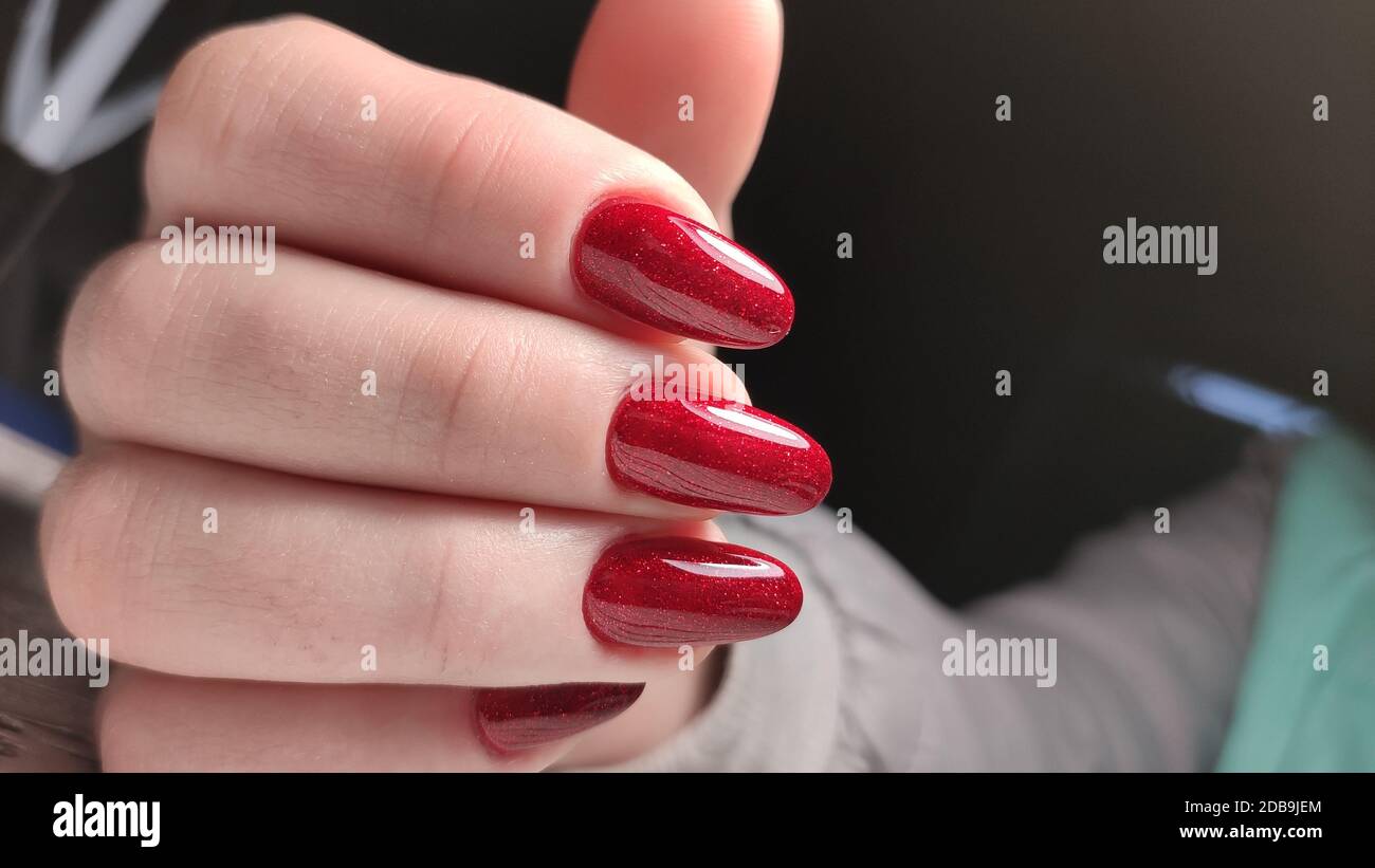 Beautiful Female Hands. Beautiful hand with perfect nail 2019 Stock ...