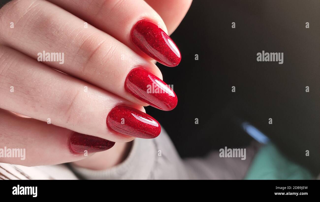 Beautiful Female Hands. Beautiful hand with perfect nail 2019 Stock ...