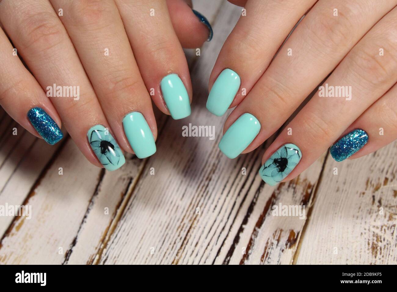 Beautiful Female Hands. Beautiful hand with perfect nail Stock Photo ...