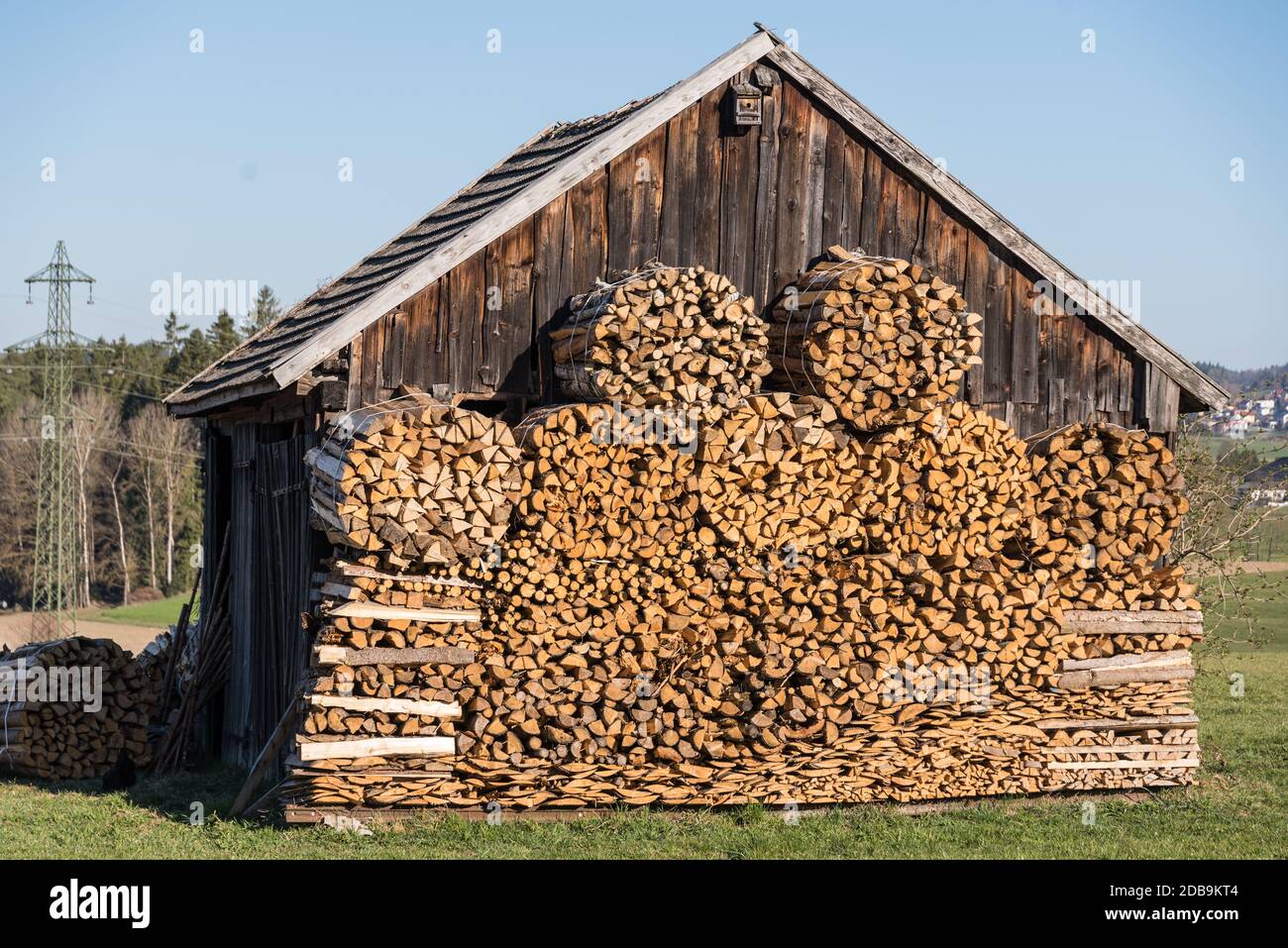 Firewood bundled hi-res stock photography and images - Alamy