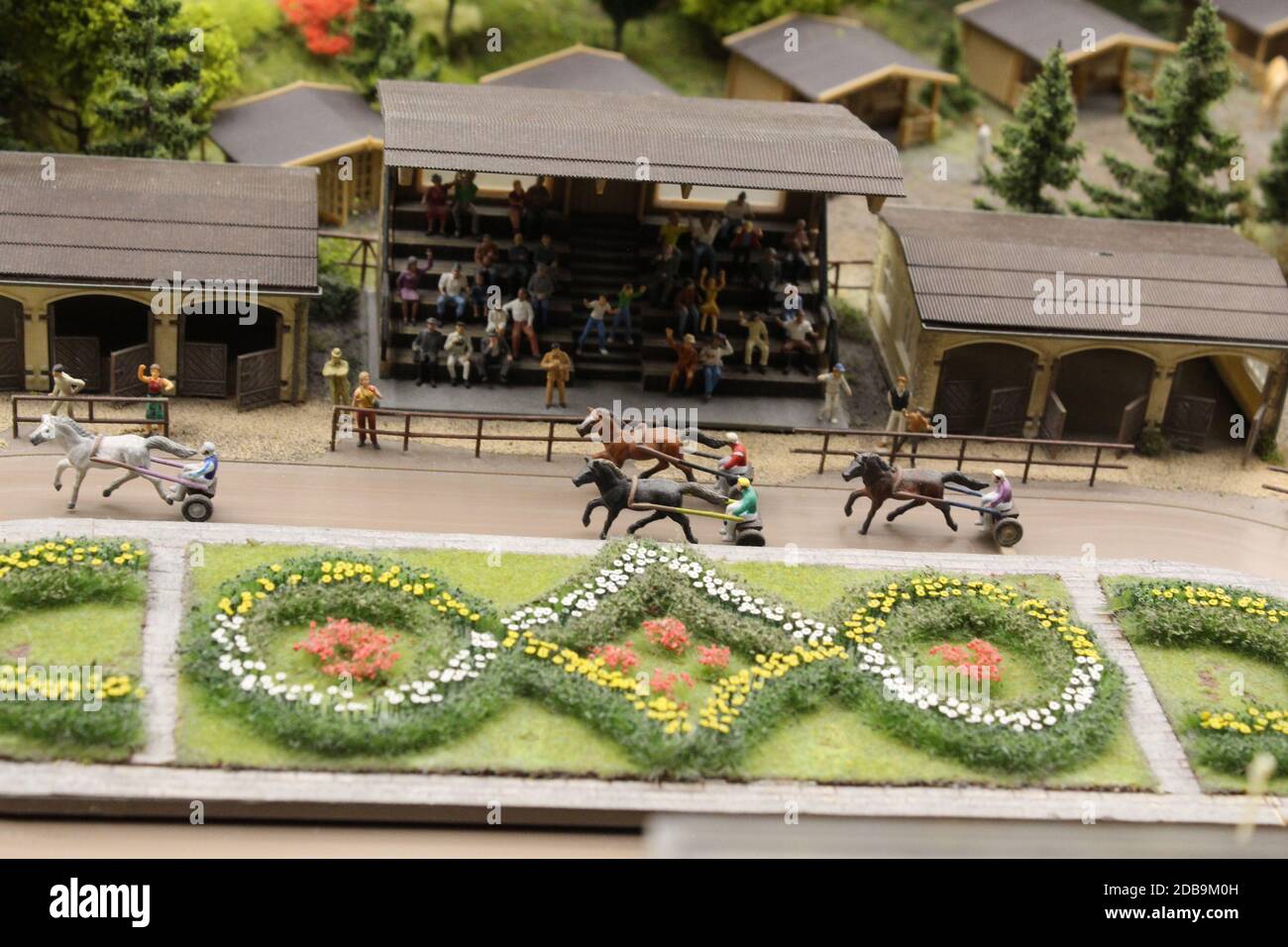 Toy city in a small size, very beautiful and realistic Stock Photo - Alamy