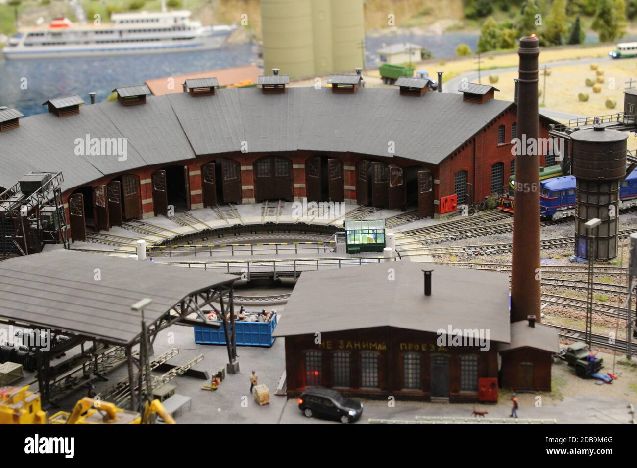 Toy city in a small size, very beautiful and realistic Stock Photo - Alamy